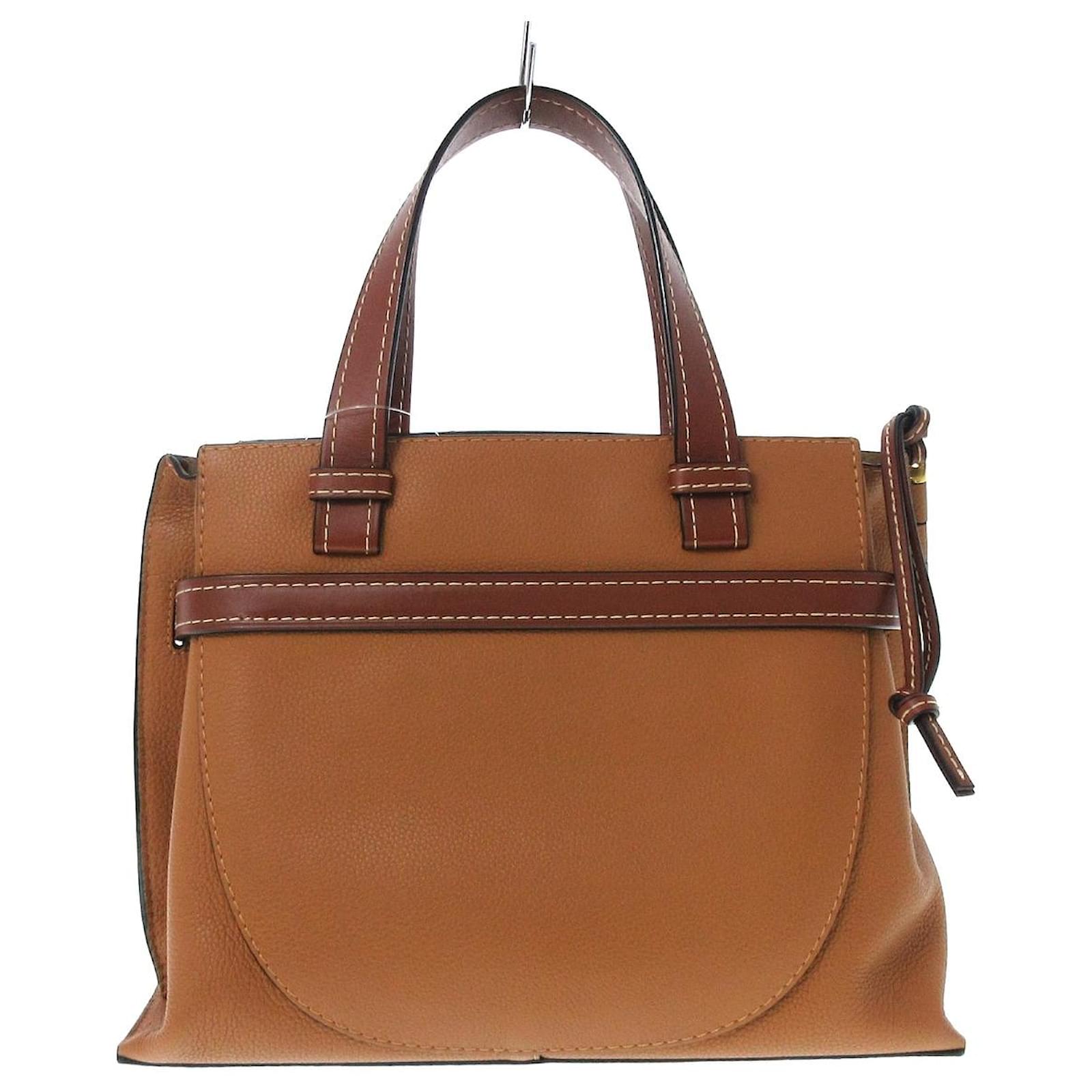 Loewe Gate Brown Pony-style calfskin ref.817591 - Joli Closet