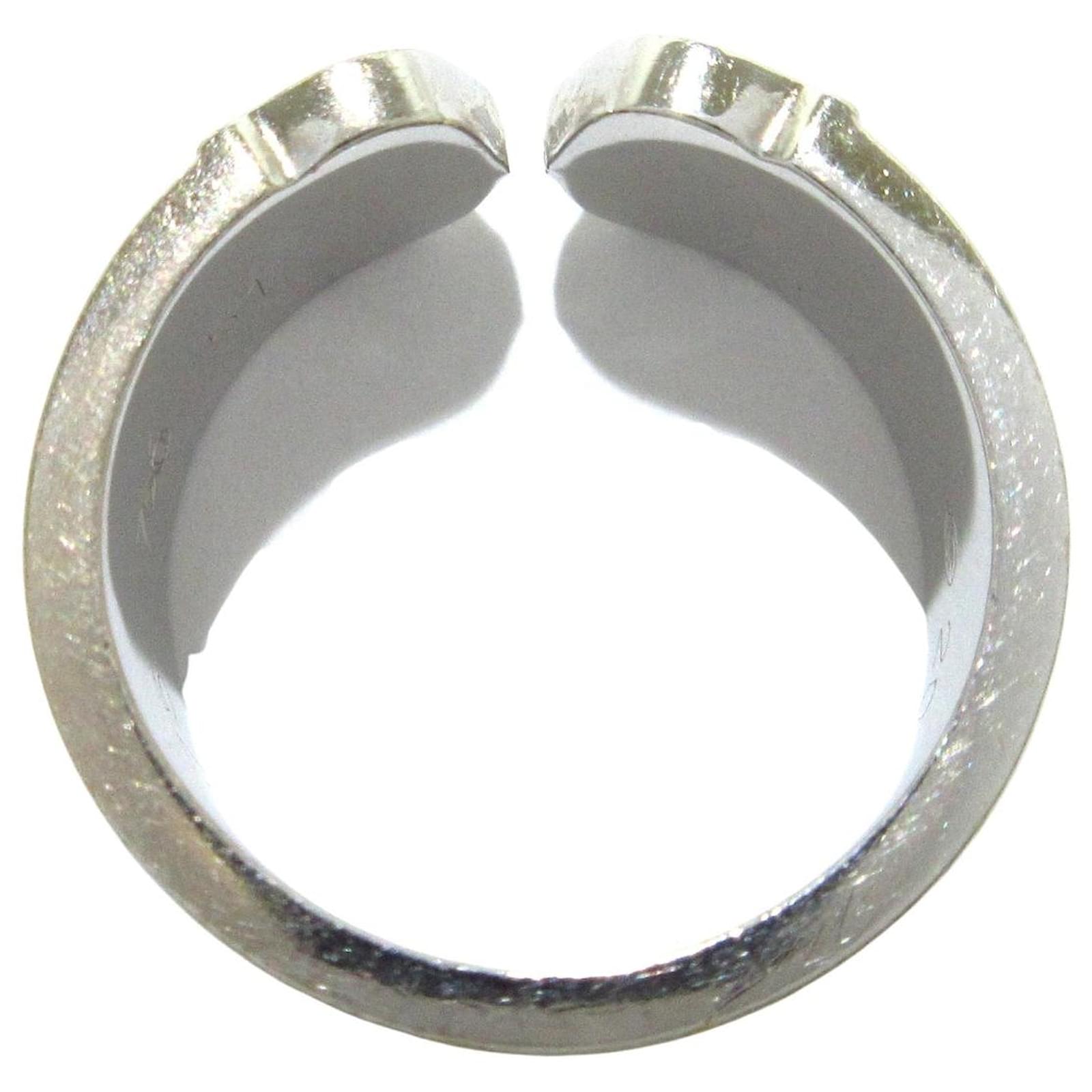 cartier 2C C2 Or blanc ref.818030 - Joli Closet