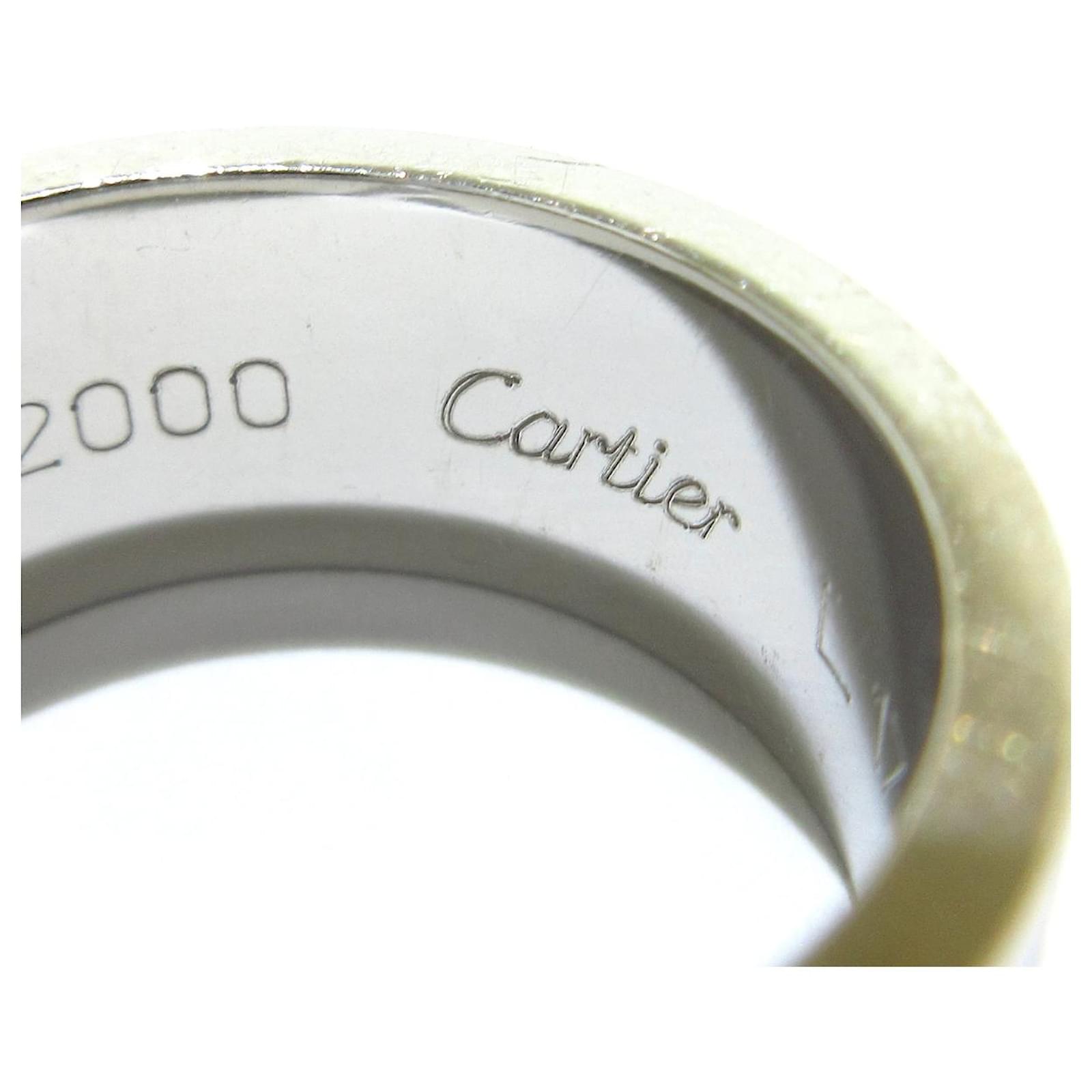 cartier 2C C2 Or blanc ref.818030 - Joli Closet