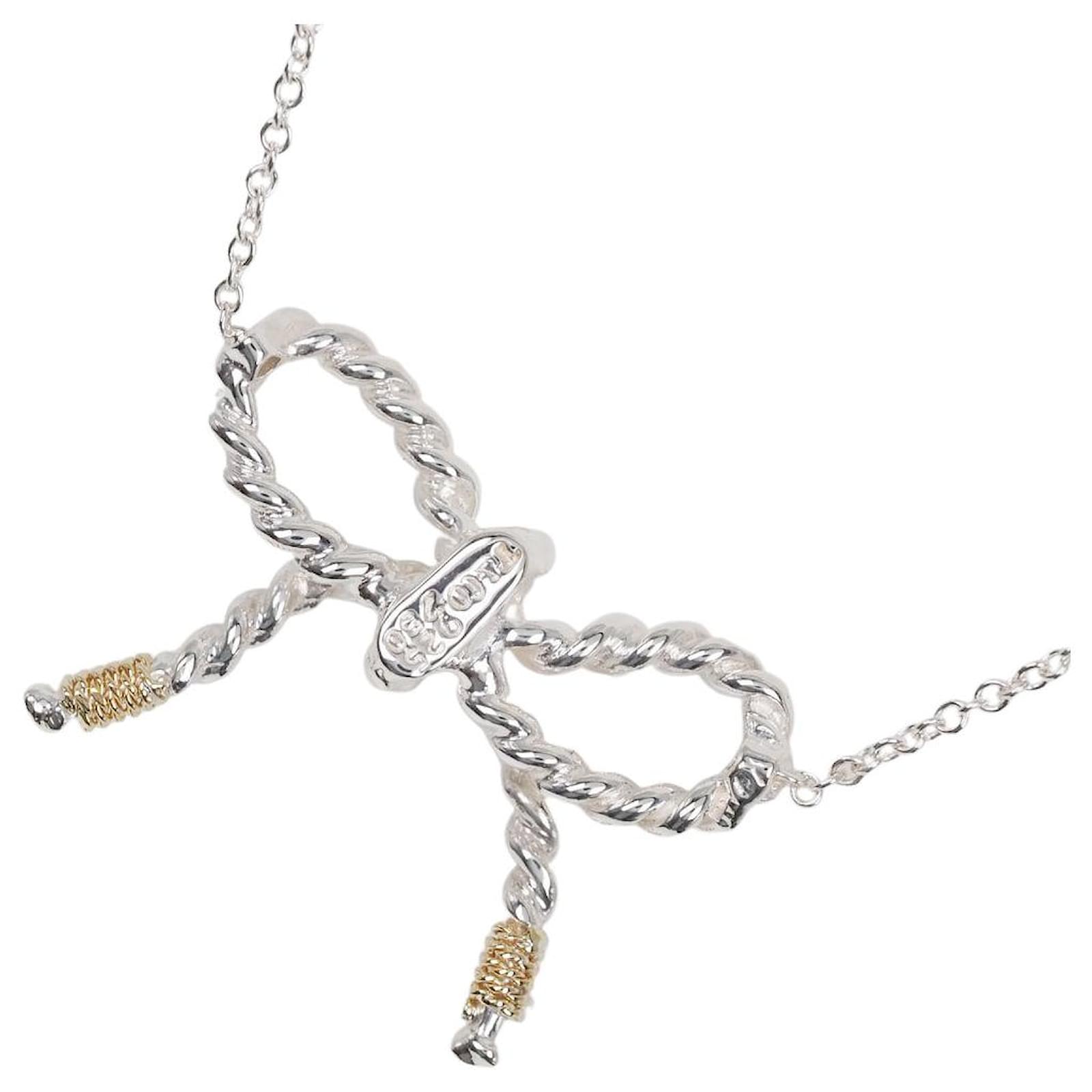 TIFFANY & CO. ribbon Silvery Silver ref.818642 - Joli Closet