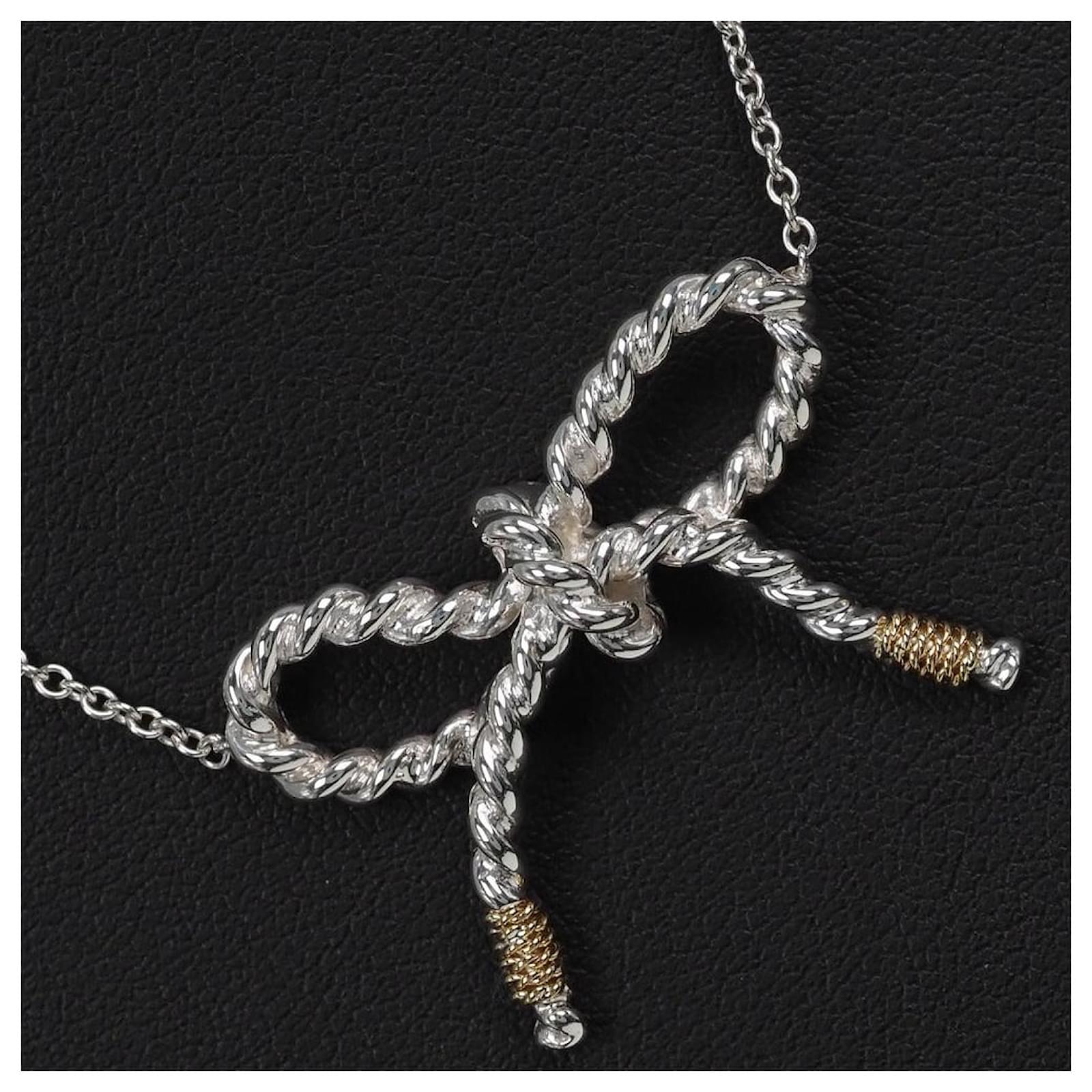 TIFFANY & CO. ruban Argent Argenté ref.818642 - Joli Closet