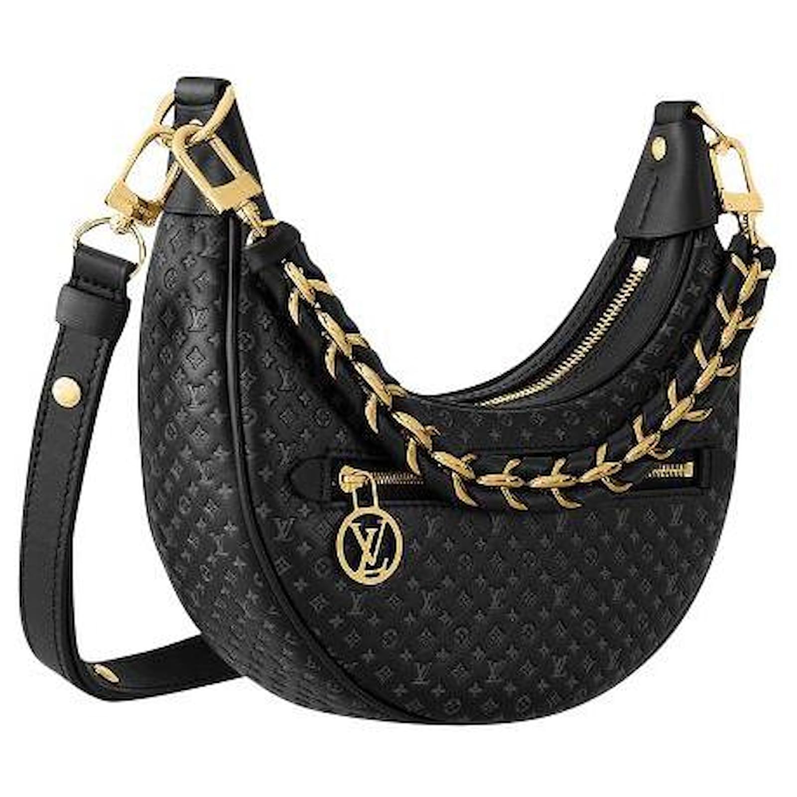 Louis Vuitton LV Loop handbag black Leather ref.821168 - Joli Closet