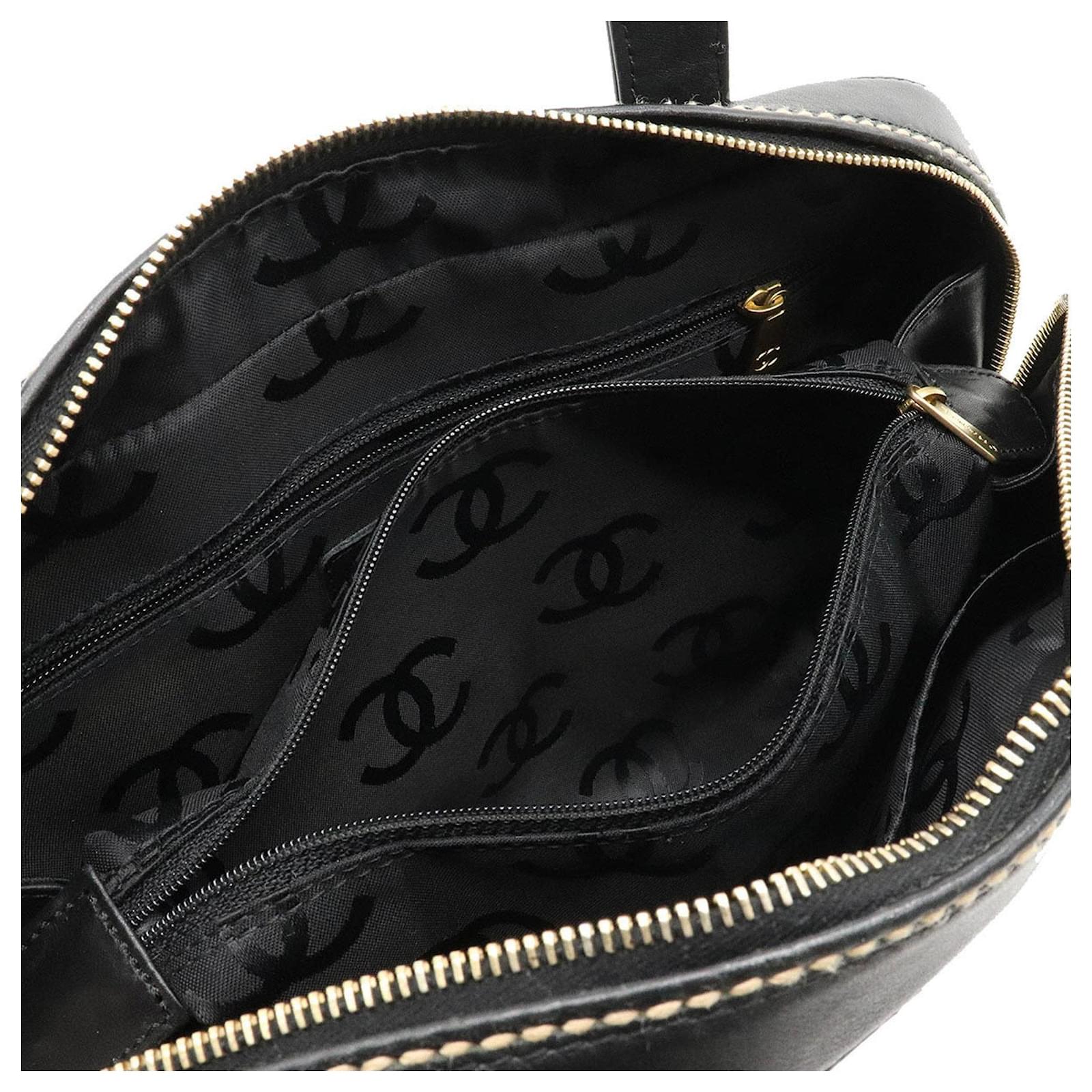 Chanel Bowling Black Leather ref.821758 - Joli Closet