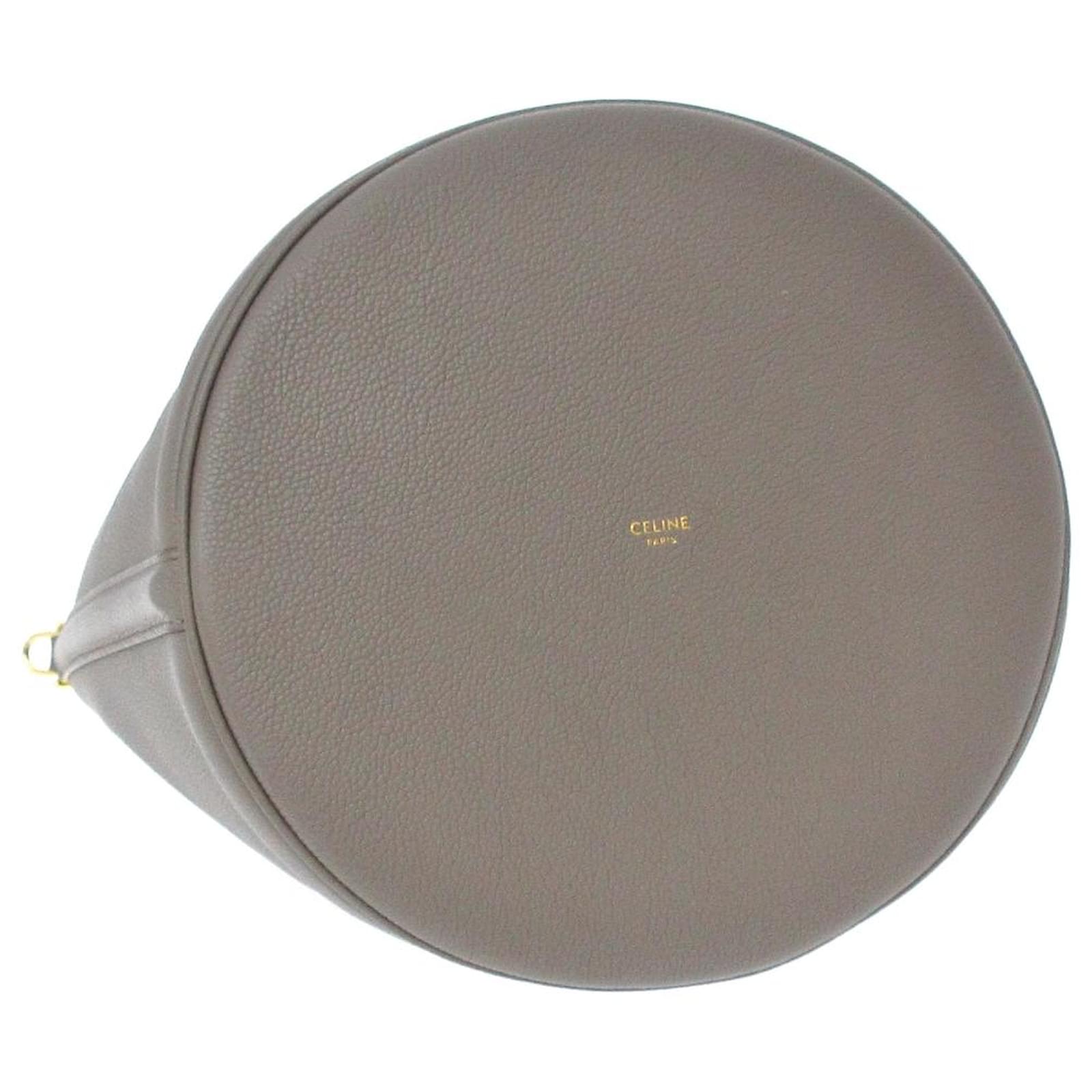 Céline Bucket 16 Beige Leather ref.821883 - Joli Closet