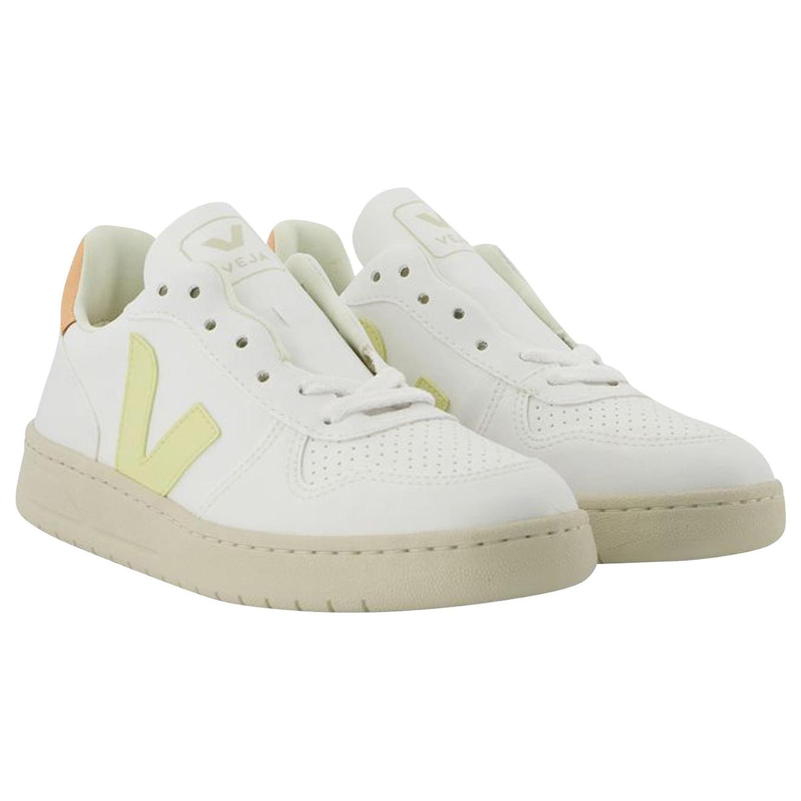 V-10 Sneakers - Veja - Multi - Synthetic Multiple colors Leatherette ...