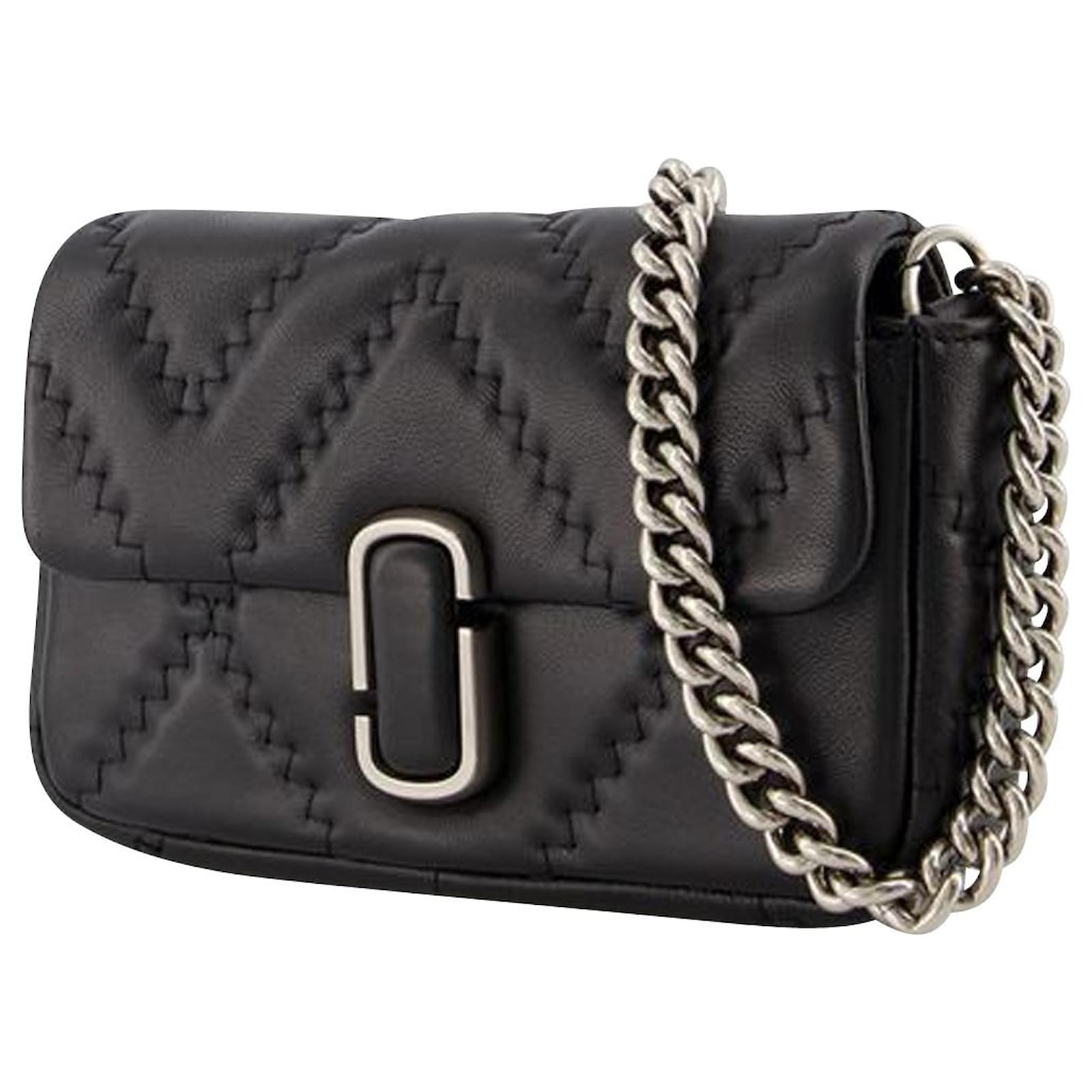 Le mini sac à bandoulière - Marc Jacobs - Cuir - Noir ref.824182 - Joli ...