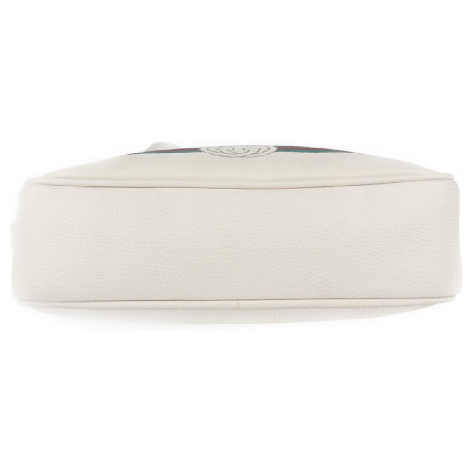 gucci White Leather ref.824964 - Joli Closet