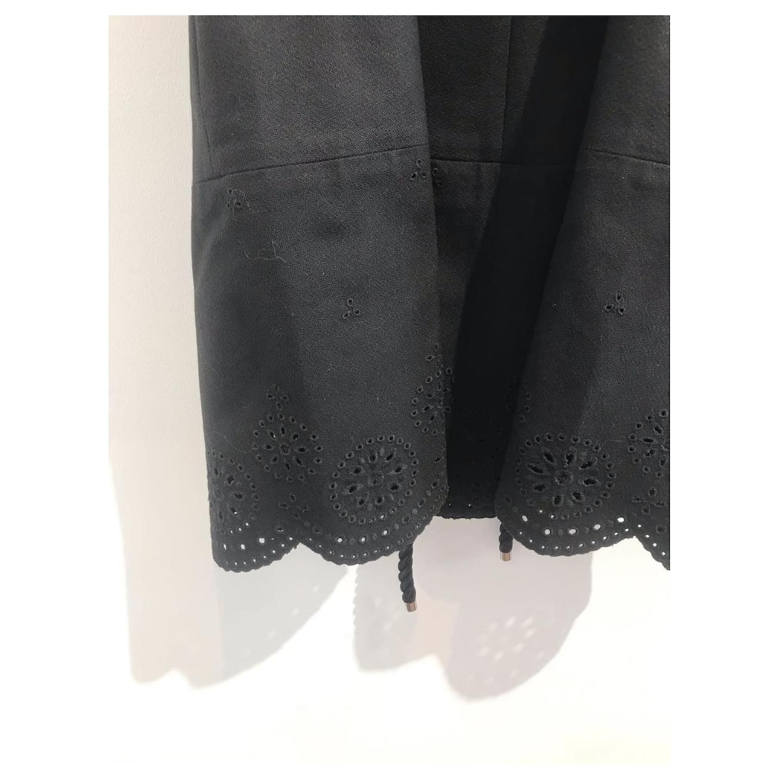 LA PERLA Coats T.fr 38 cotton Black ref.825984 - Joli Closet
