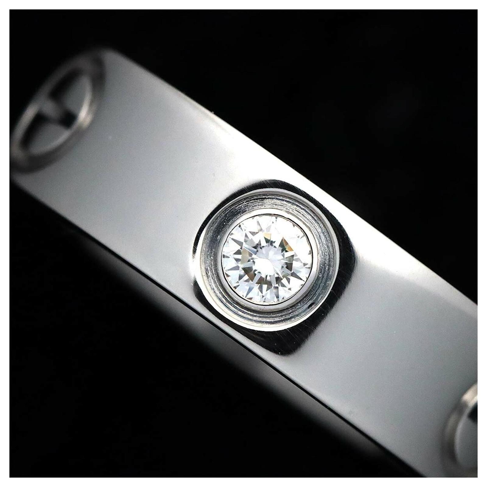 Cartier Love Or blanc Argenté ref.826712 - Joli Closet