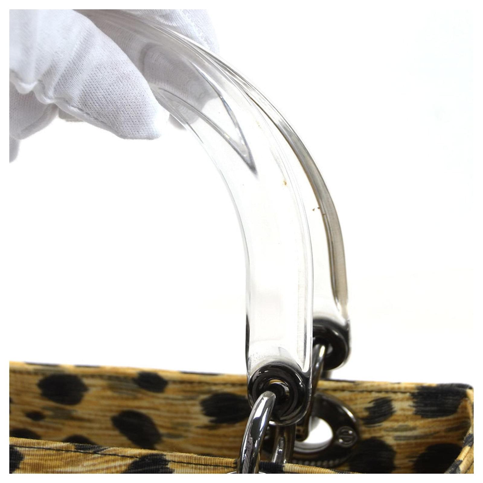 Dior Lady Dior Plastique Écru ref.826807 - Joli Closet