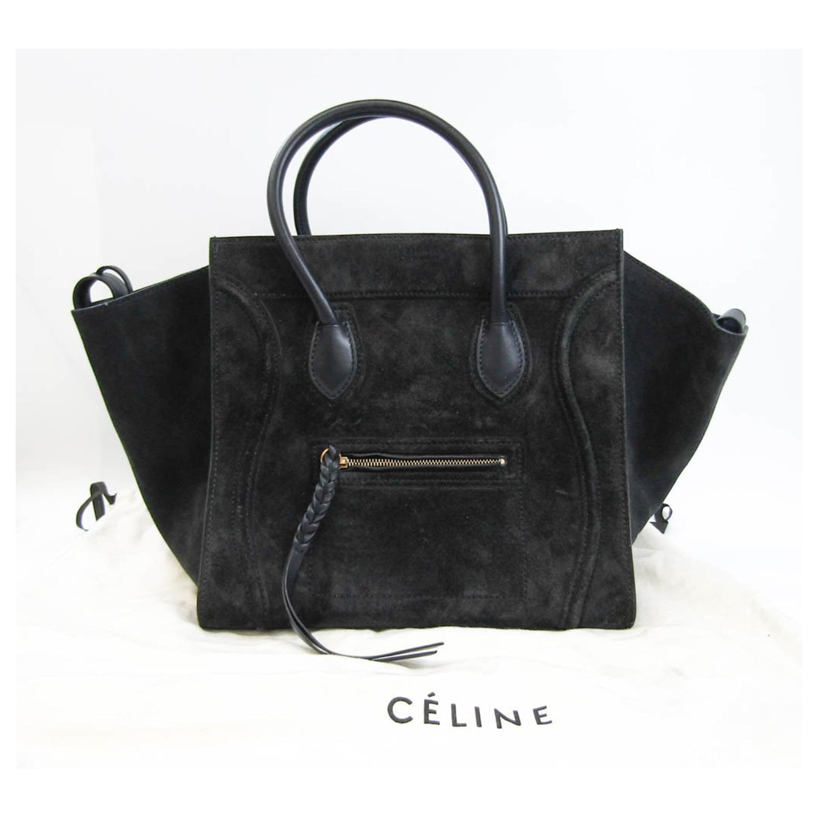 Céline Celine Black Suede ref.826926 - Joli Closet
