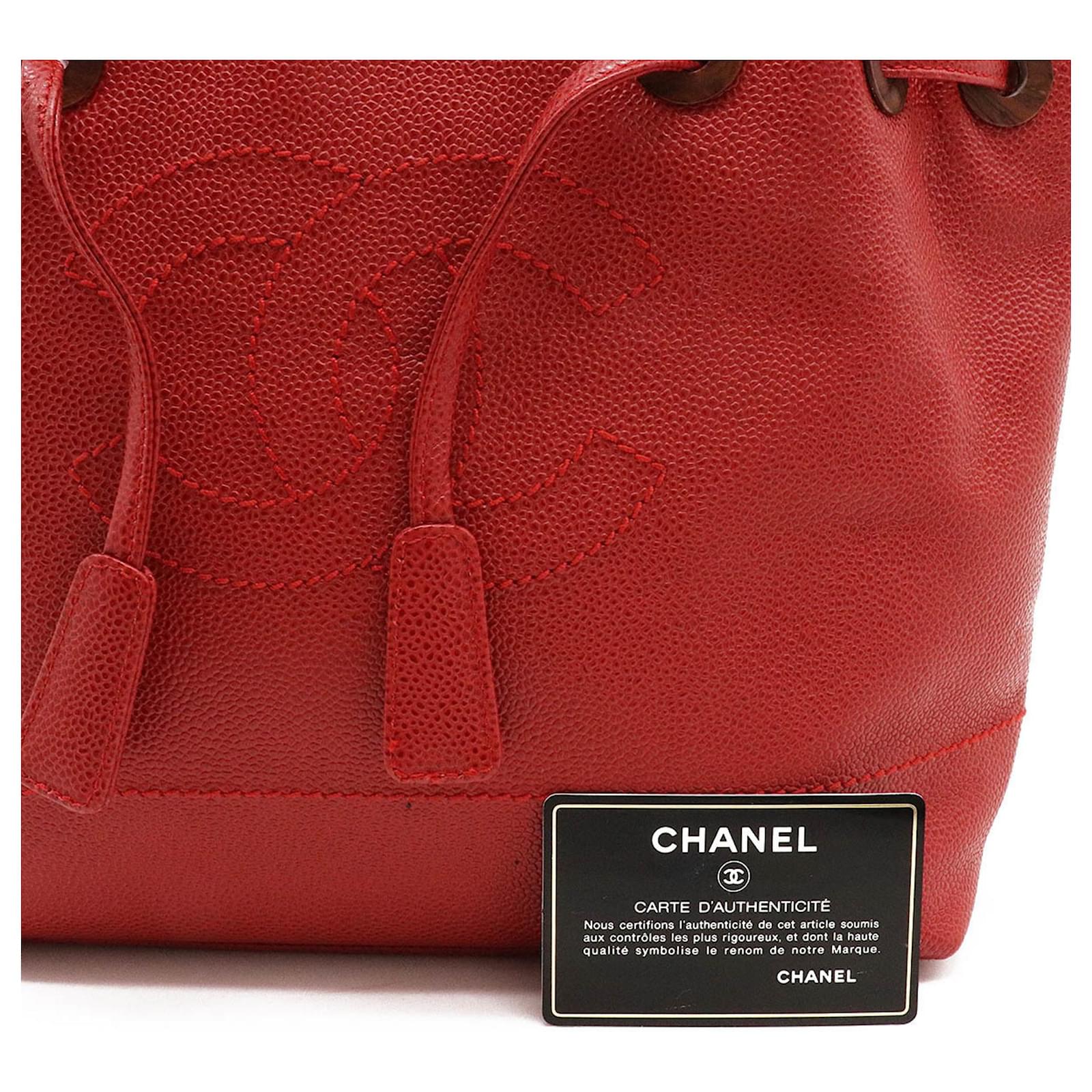 Chanel C22 Red Leather ref.828326 - Joli Closet