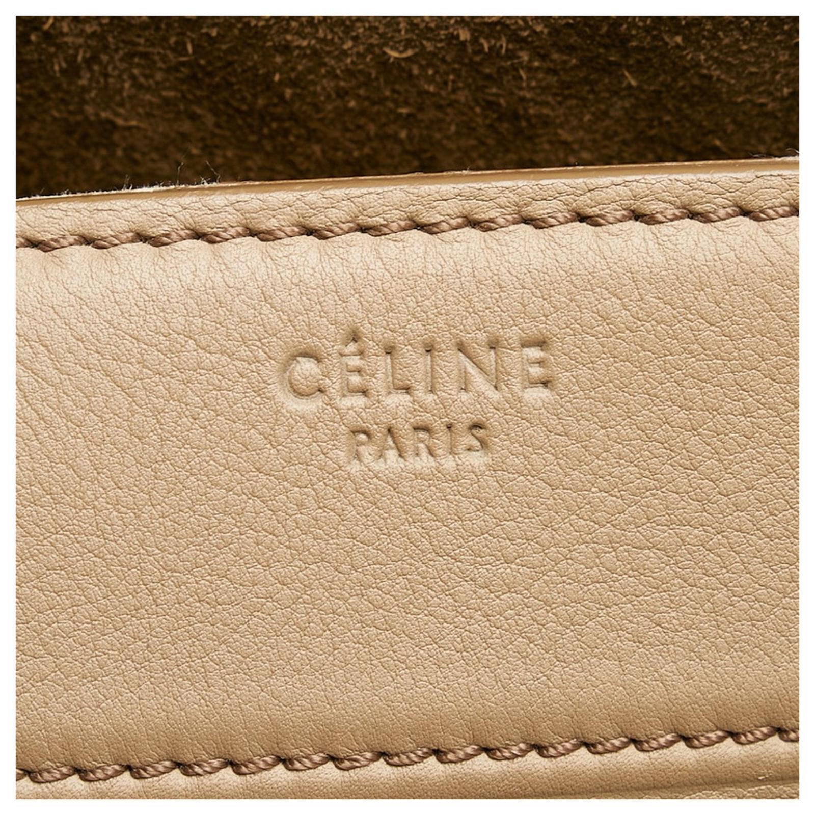Céline Celine Beige Leather ref.830037 - Joli Closet