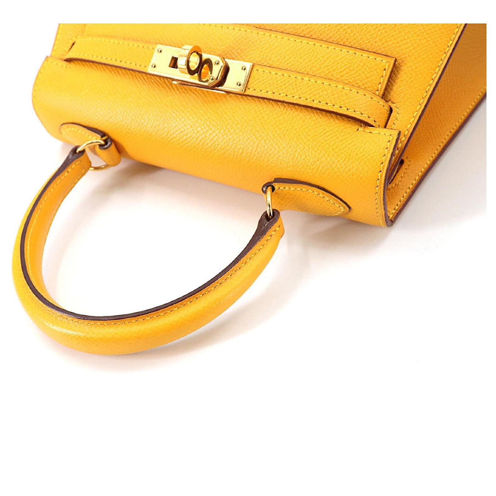 Hermès hermes kelly Yellow Leather ref.830394 - Joli Closet
