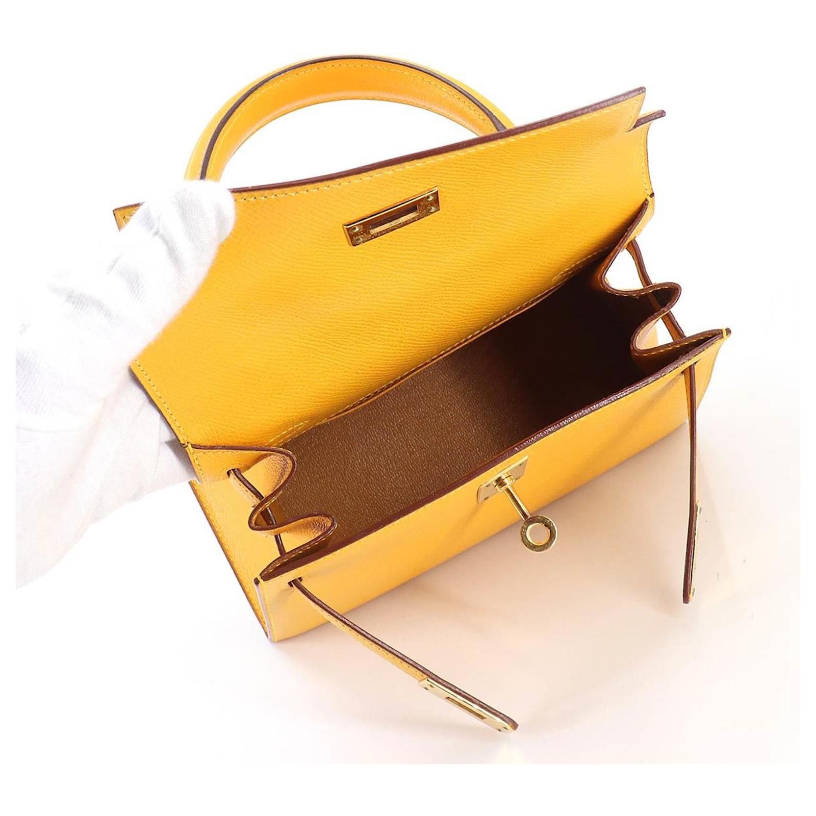 Hermès hermes kelly Yellow Leather ref.830394 - Joli Closet