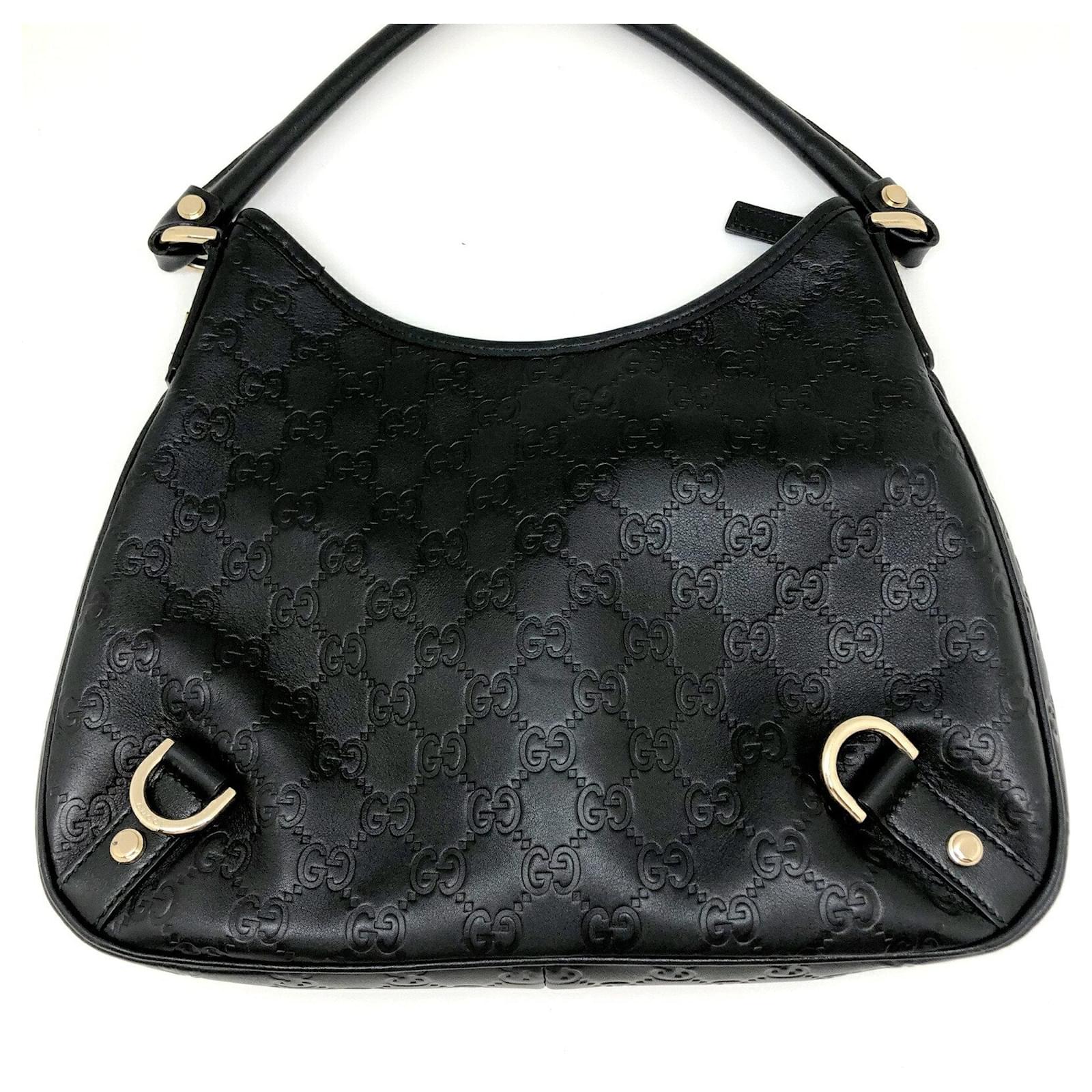 Gucci Hobo Black Leather ref.832843 - Joli Closet