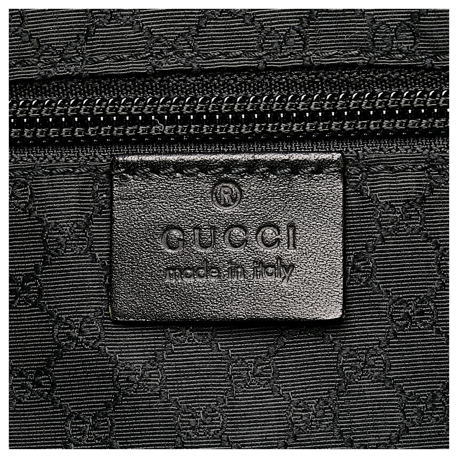 Gucci Black Canvas Tote Bag Cloth Cloth ref.834901 - Joli Closet