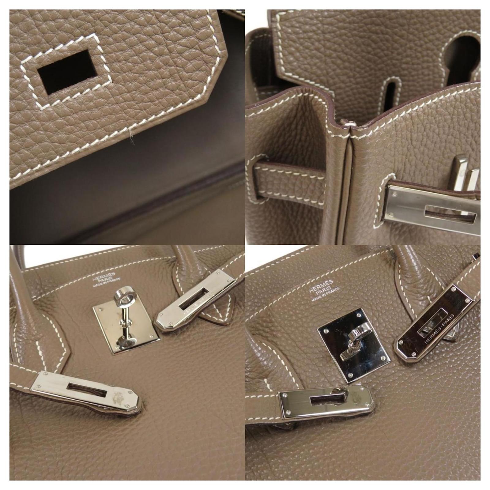 Hermès HERMES BIRKIN Grey Leather ref.835187 - Joli Closet