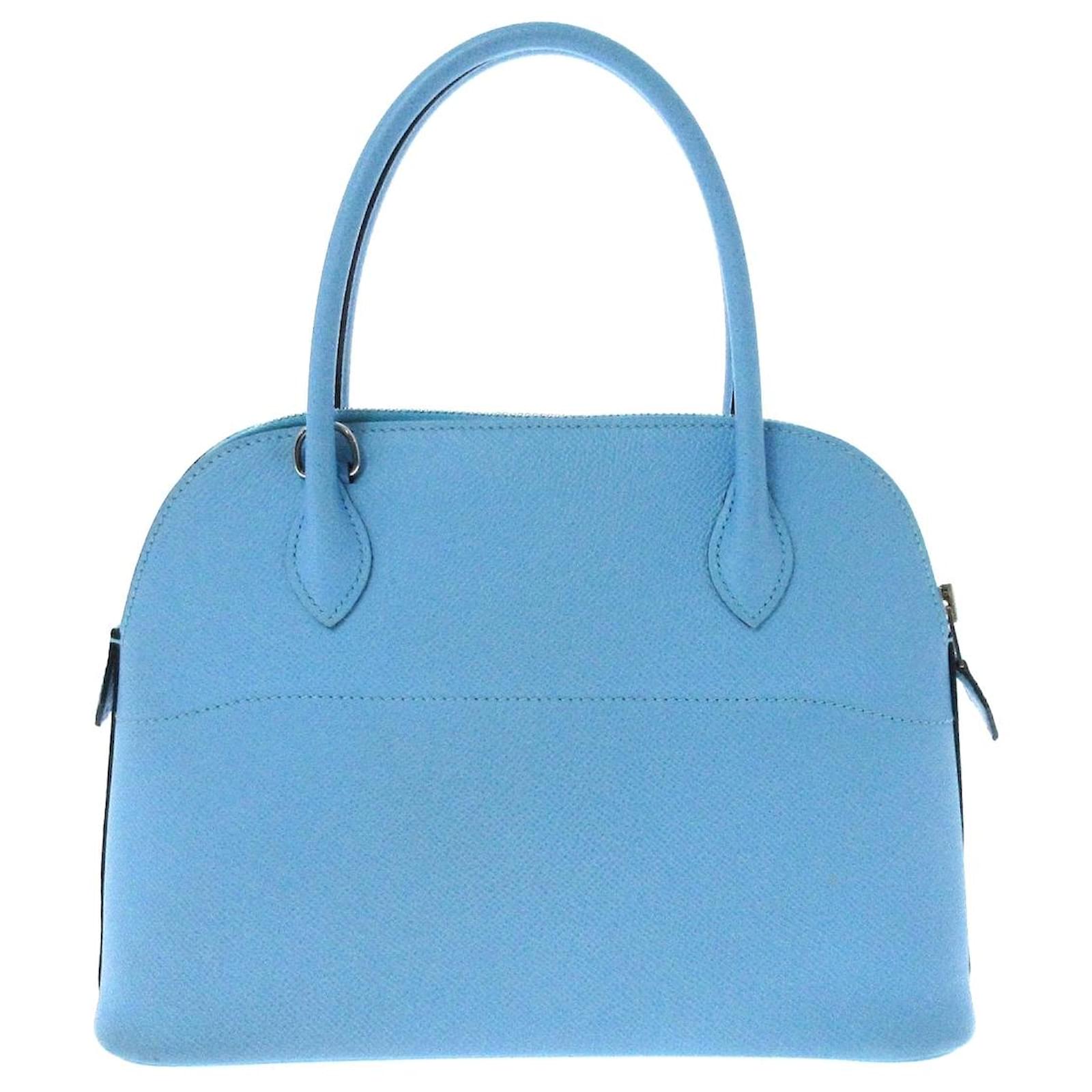 Hermès Bolide Blue Leather ref.835627 - Joli Closet