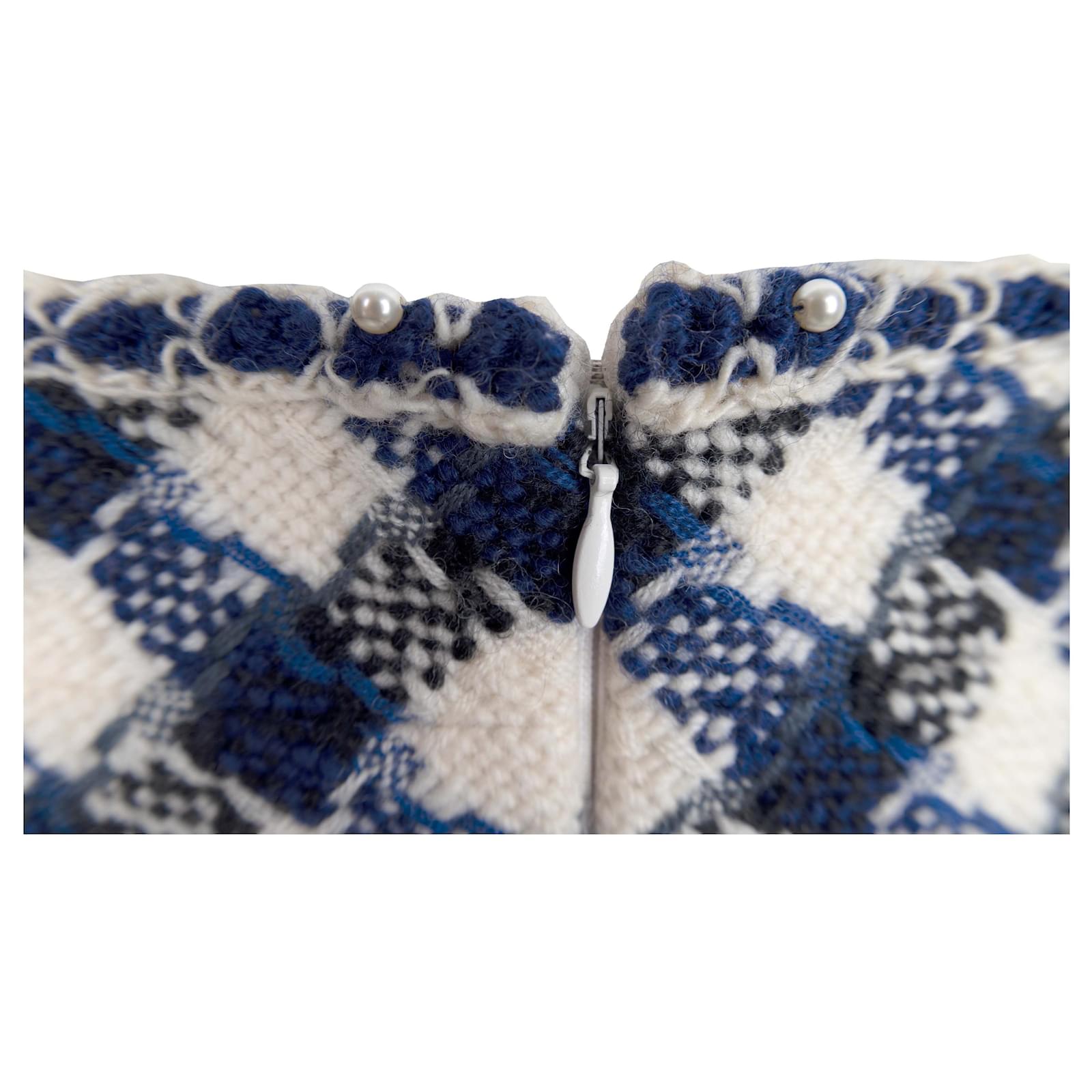 Chanel Checkered Tweed Skirt Multiple colors Wool ref.835824 - Joli Closet