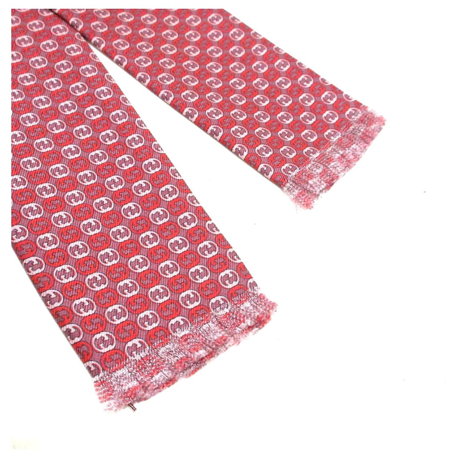 gucci scarf Red Silk ref.836158 - Joli Closet