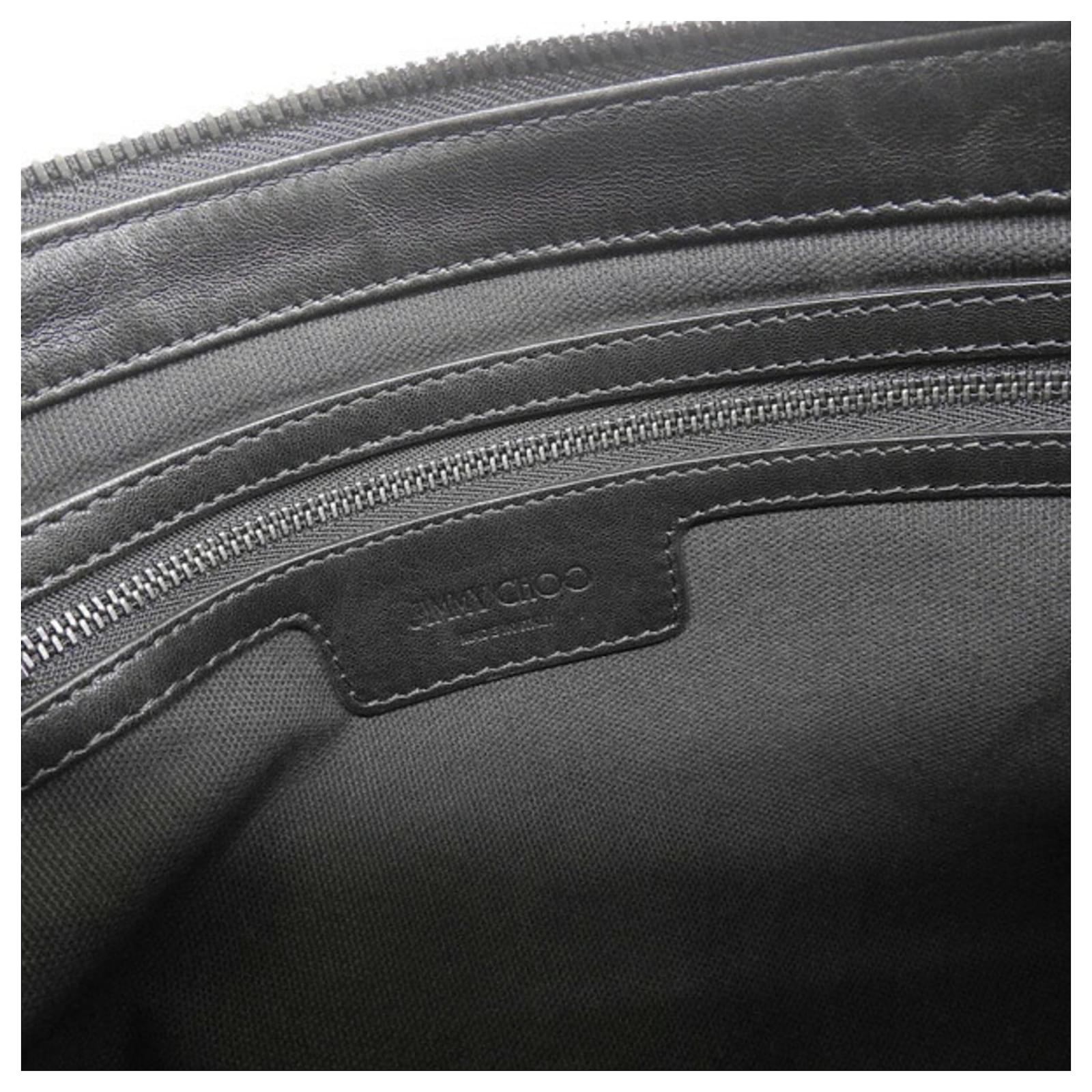 Jimmy Choo DEREK Black Leather ref.836524 - Joli Closet