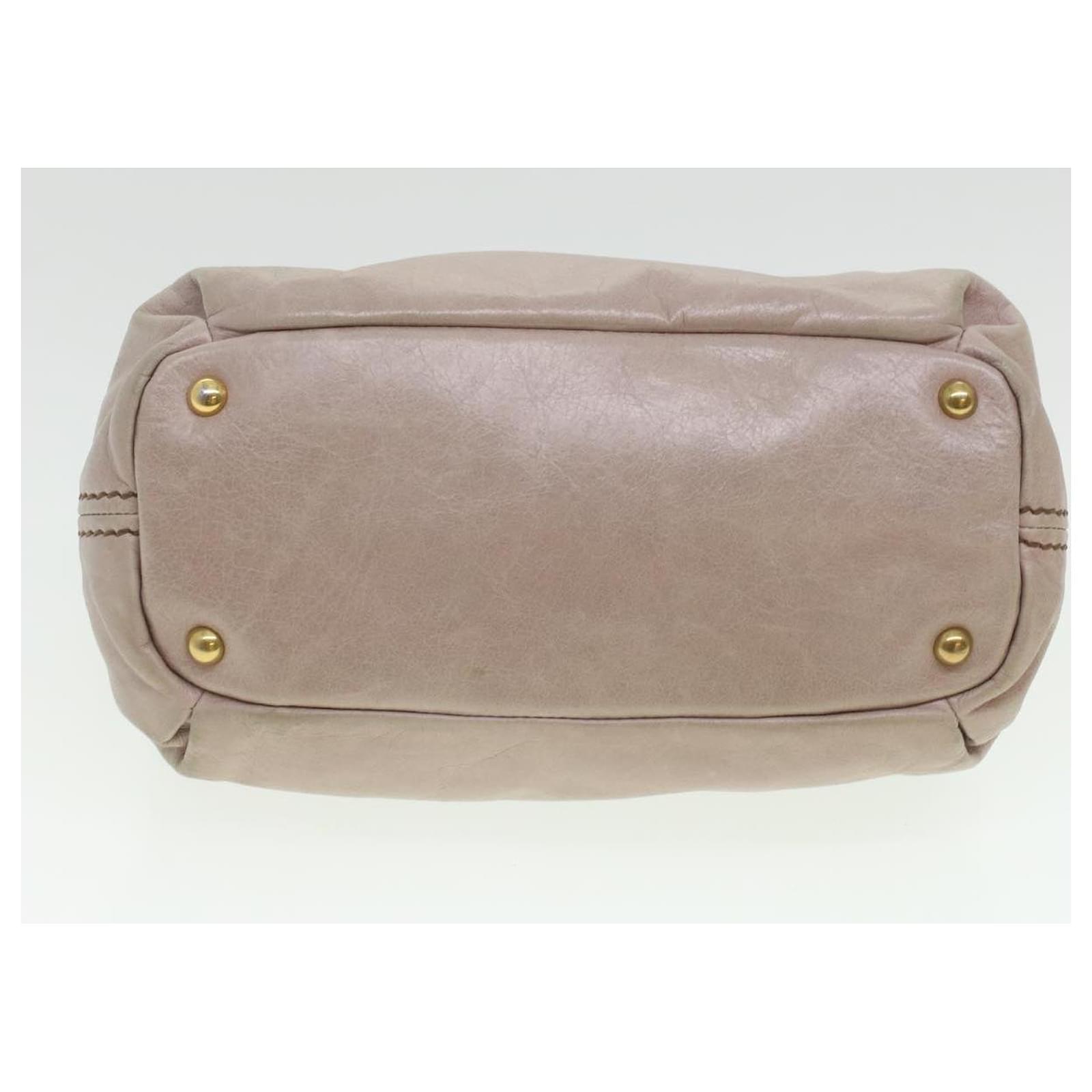 miu miu Pink Leather ref.836549 - Joli Closet