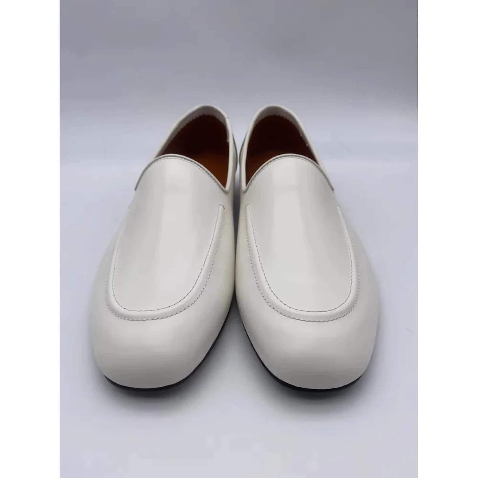THE ROW Flats T.eu 40 Leather White ref.836886 - Joli Closet