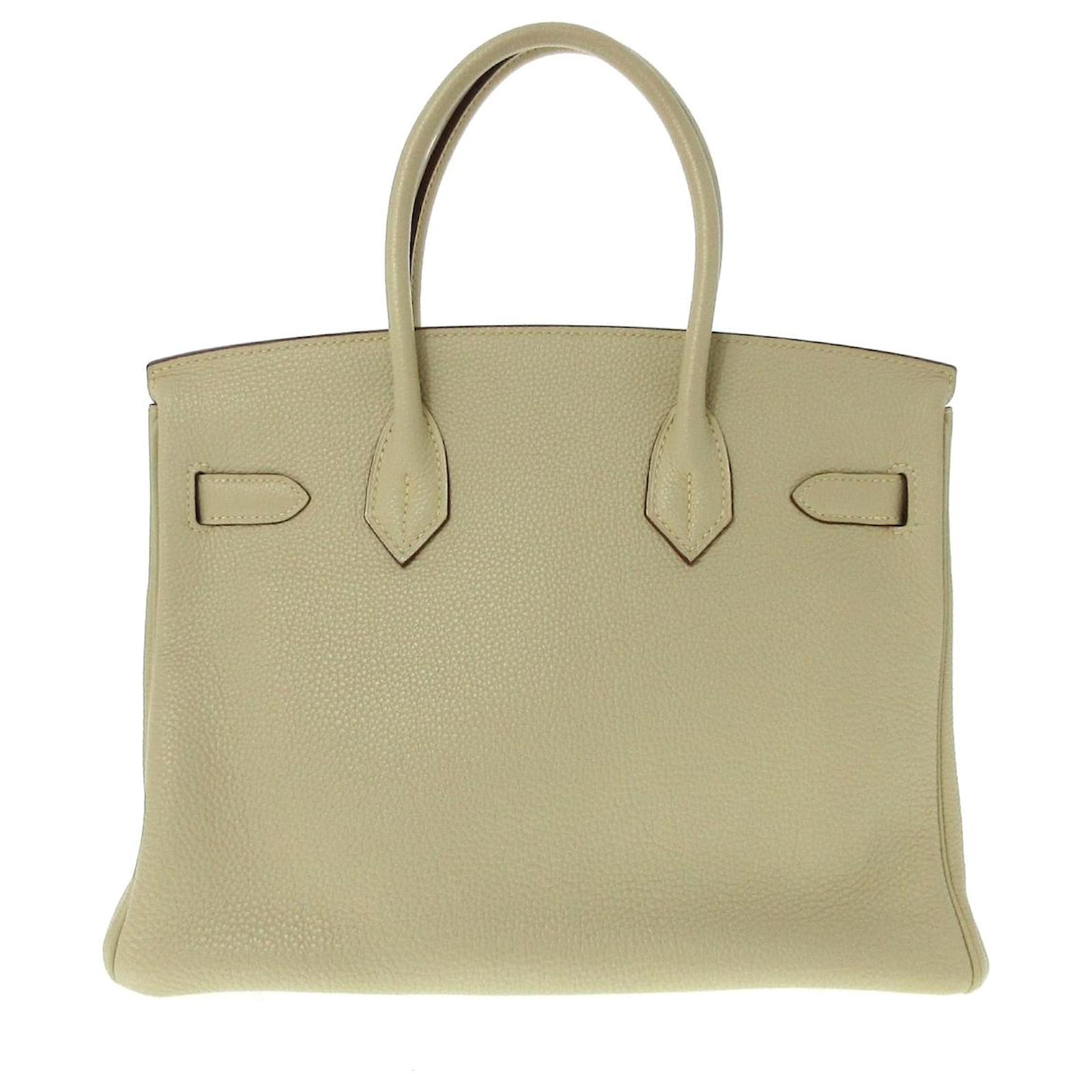 Hermès Birkin 30 Cream Leather ref.839210 - Joli Closet