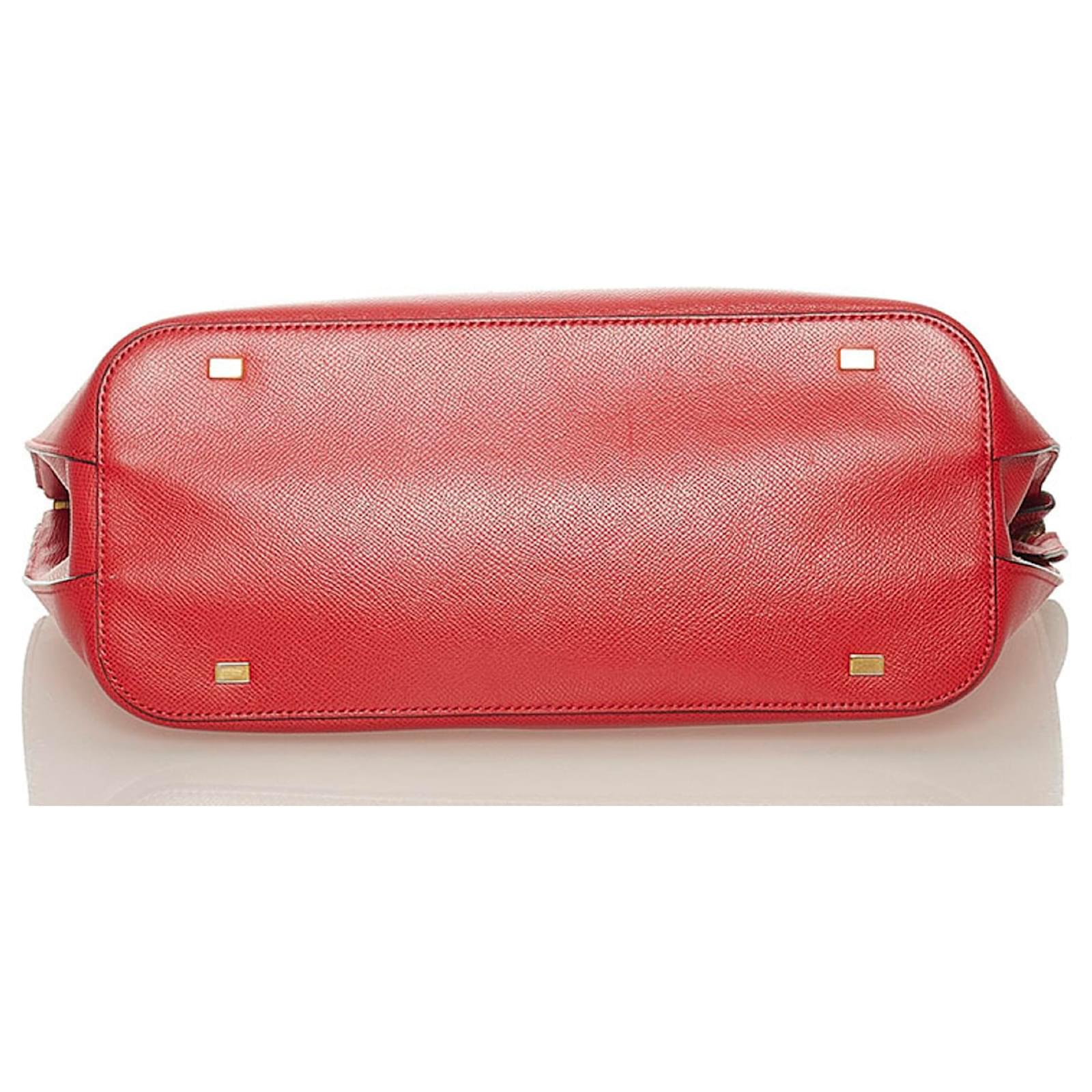 Céline Celine Red Leather ref.840047 - Joli Closet
