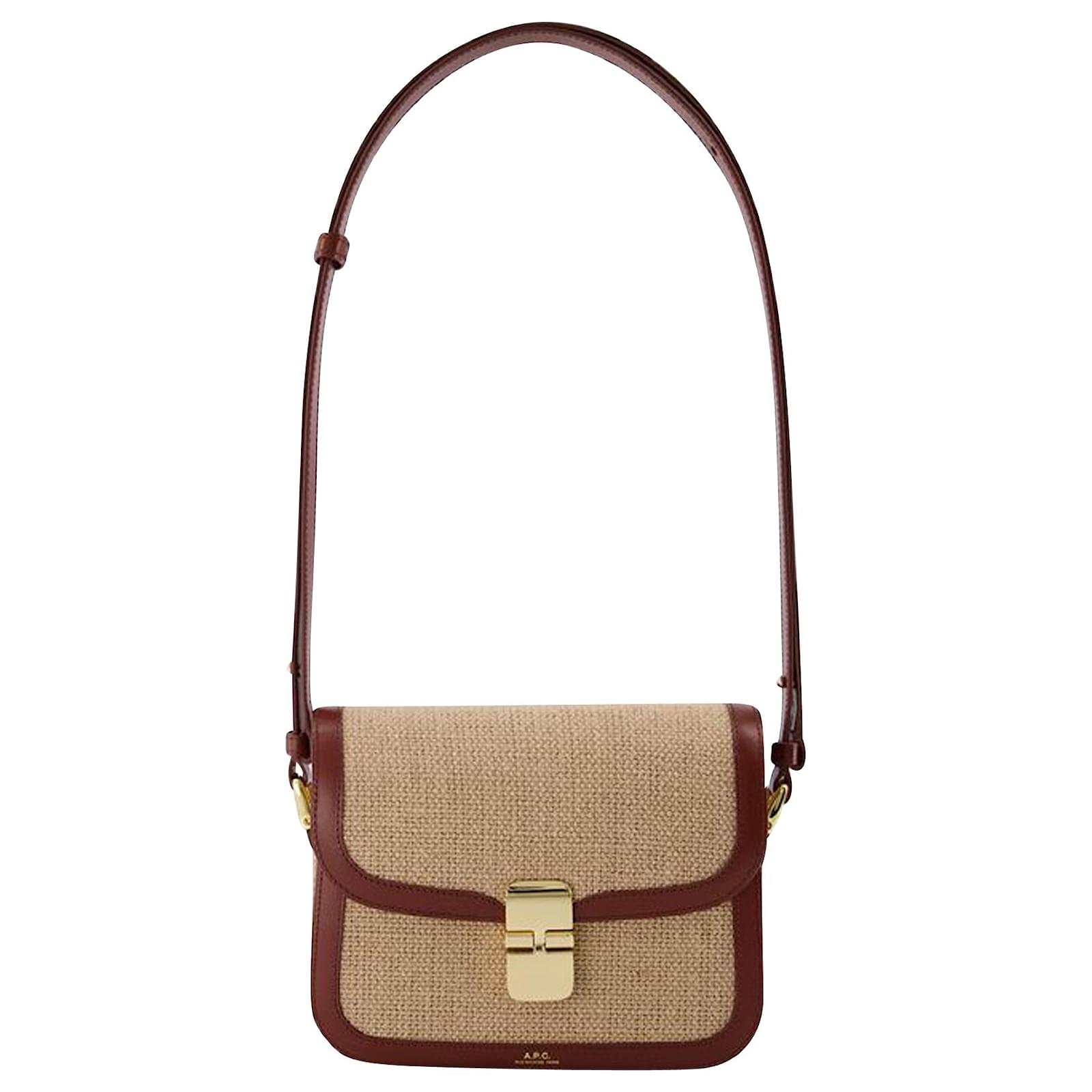 Apc Grace Small Hobo Bag - A.P.C. - Hazelnut - Leather Brown ref.840899 ...