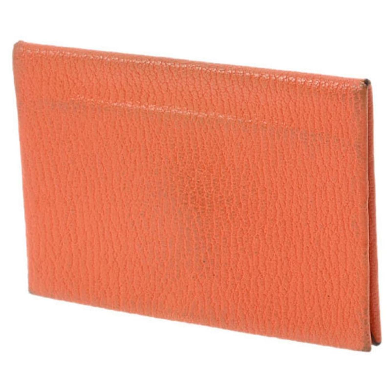 Hermès Calvi Cuir Orange ref.841318 - Joli Closet