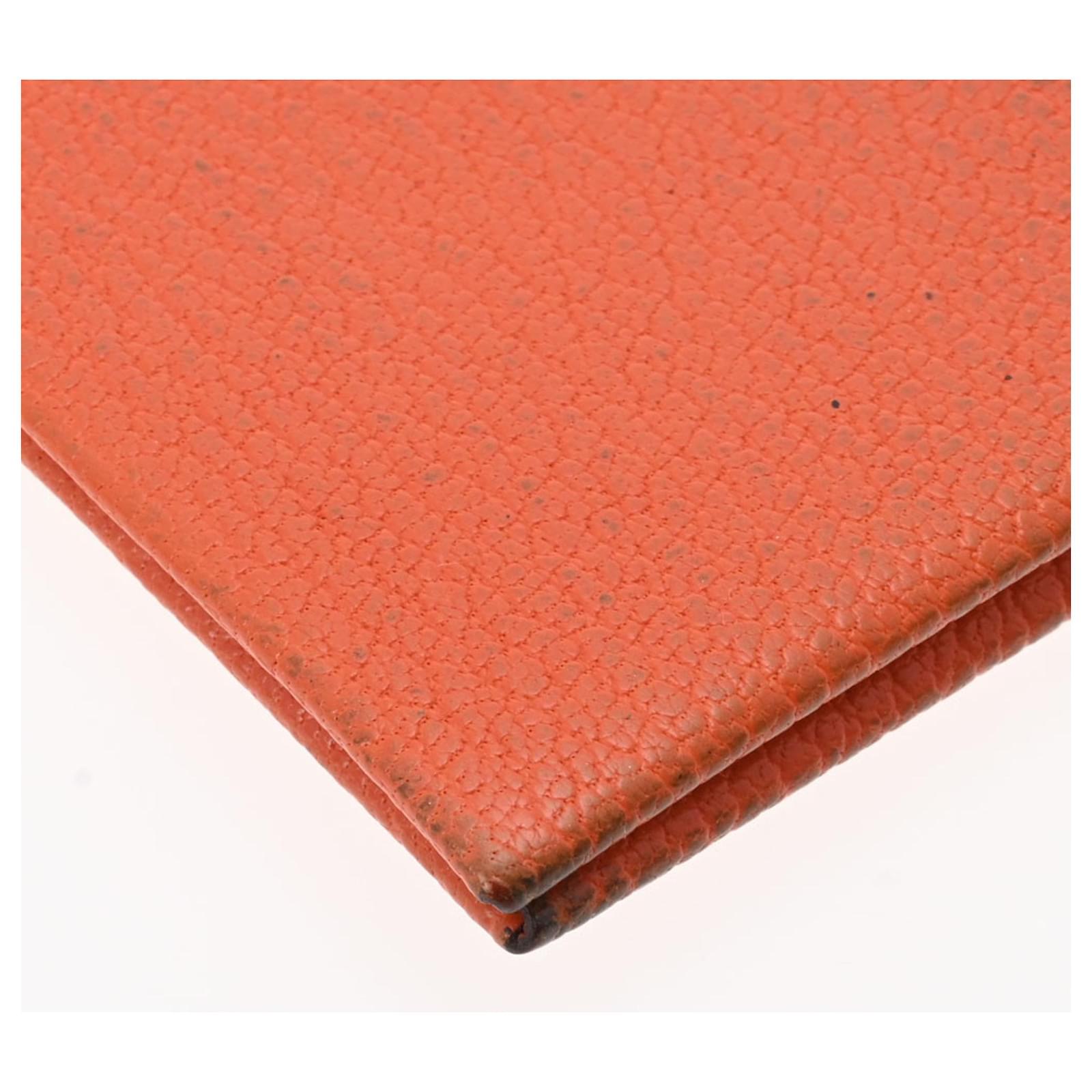 Hermès Calvi Cuir Orange ref.841318 - Joli Closet