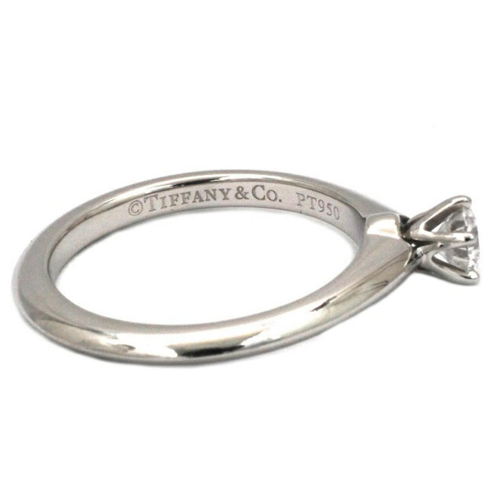 TIFFANY & CO. solitaire Silvery Platinum ref.841407 - Joli Closet