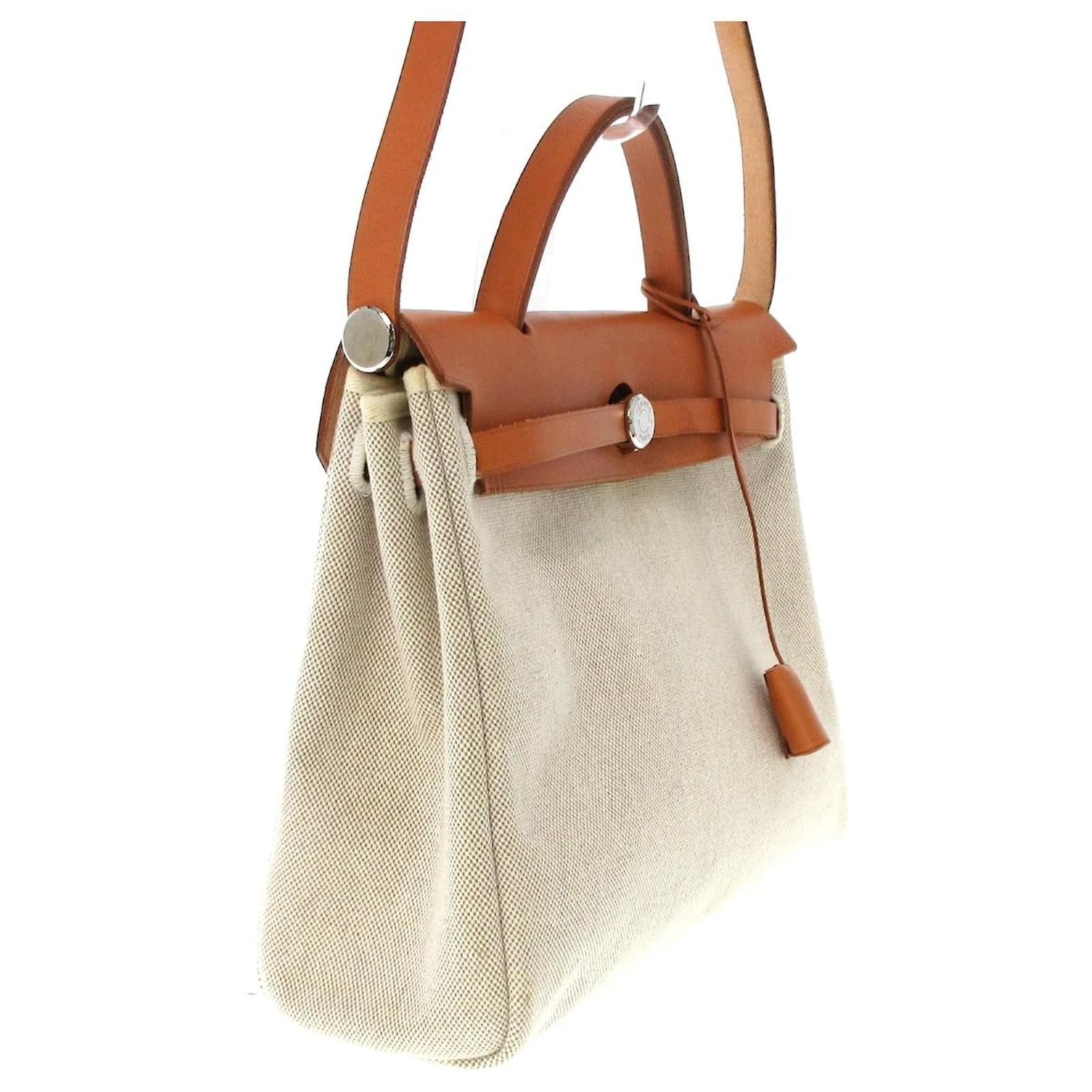 Hermès Hermes herbag White Cloth ref.841460 - Joli Closet