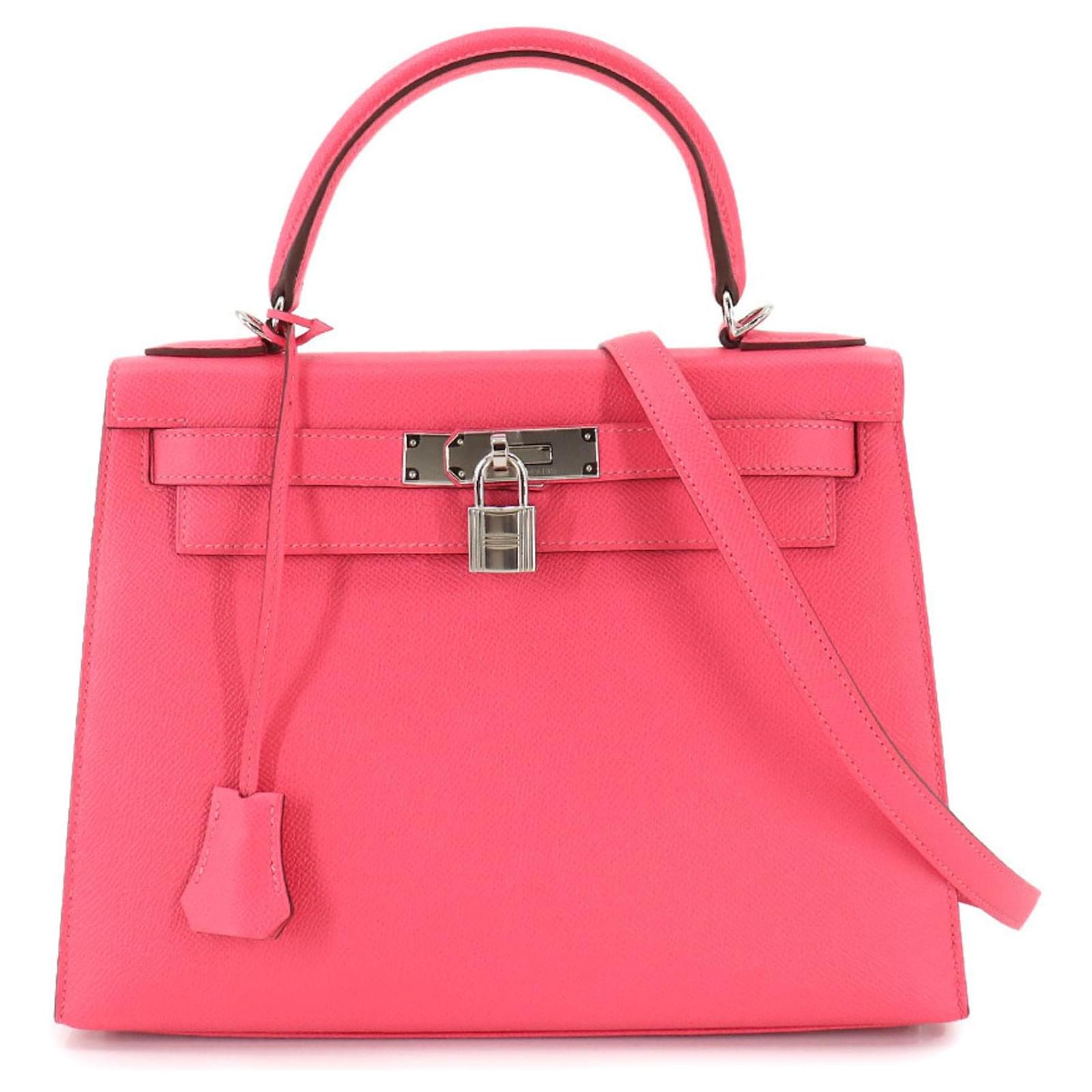 herm-s-hermes-kelly-pink-leather-ref-841680-joli-closet