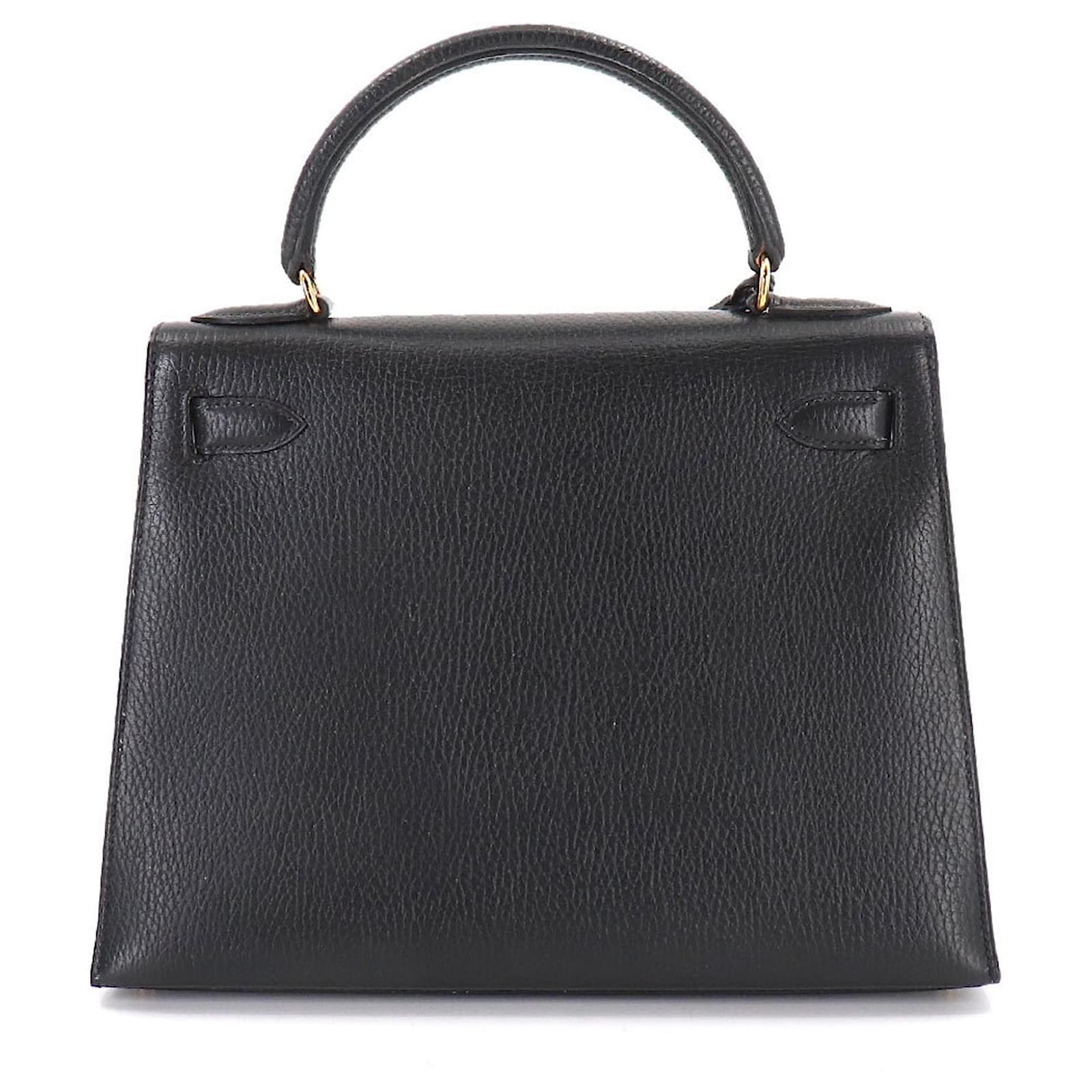 Hermès hermes kelly Black Leather ref.841700 - Joli Closet
