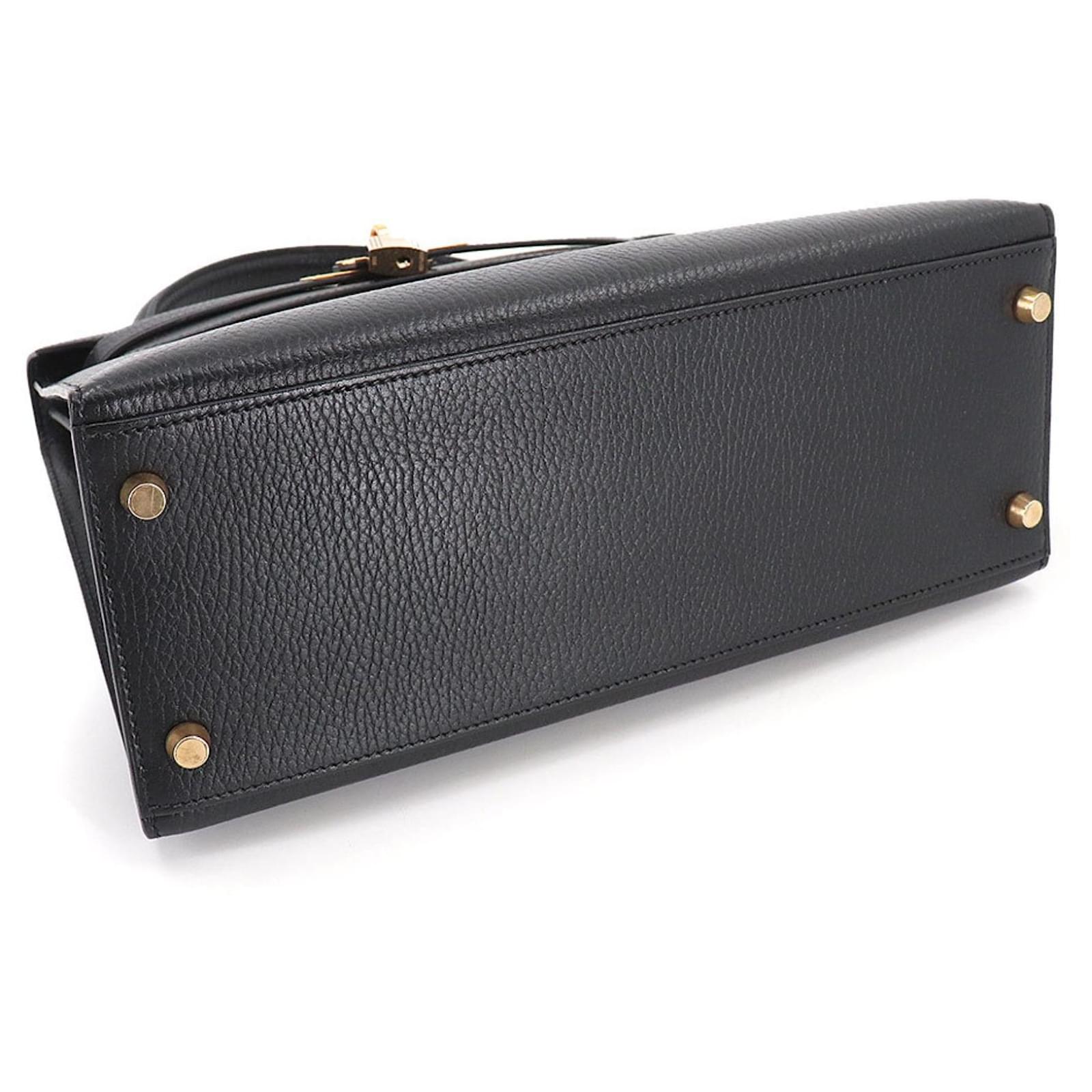 Hermès hermes kelly Black Leather ref.841700 - Joli Closet