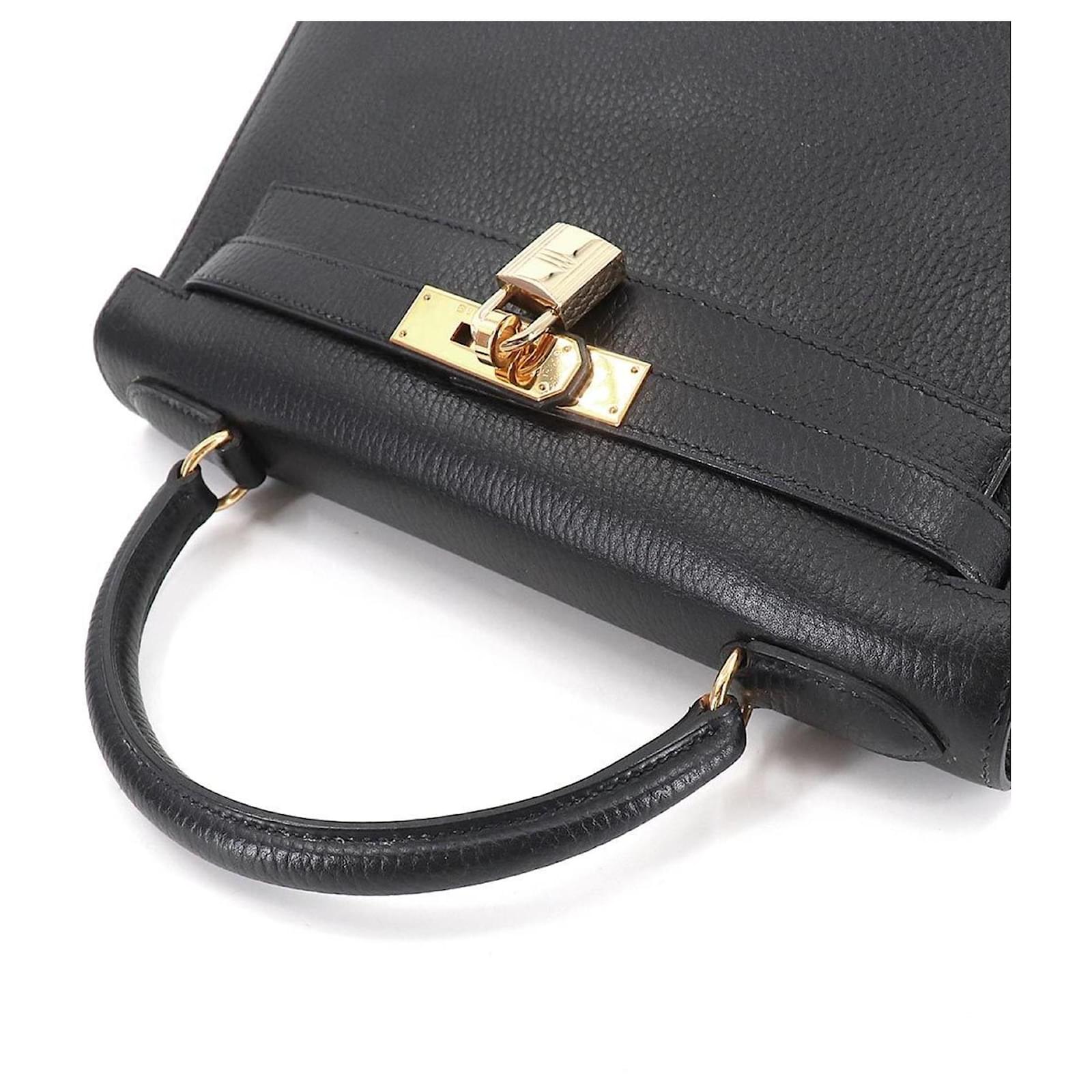 Hermès hermes kelly Black Leather ref.841700 - Joli Closet
