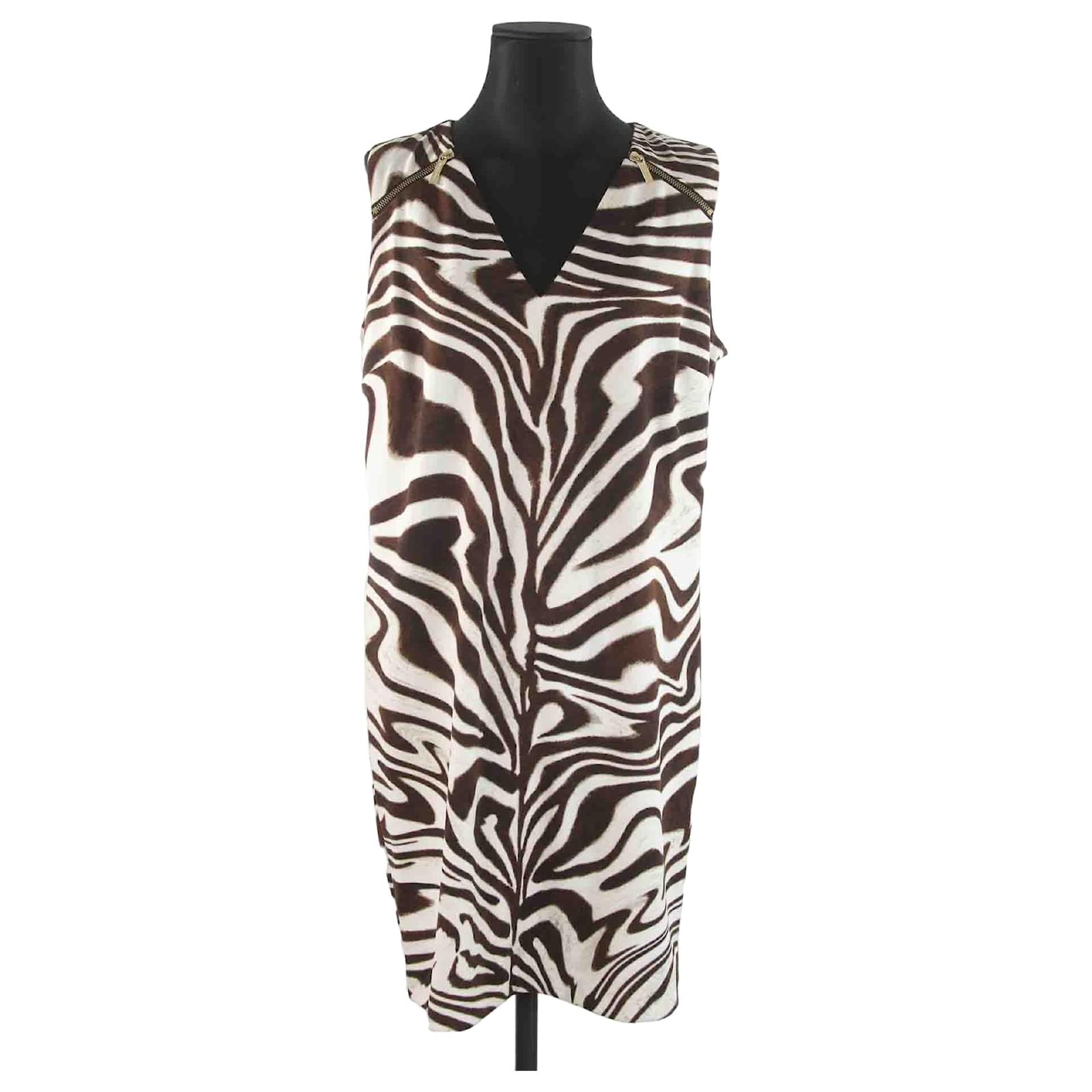 Michael Kors Dress 42 Brown Ref 843004 Joli Closet