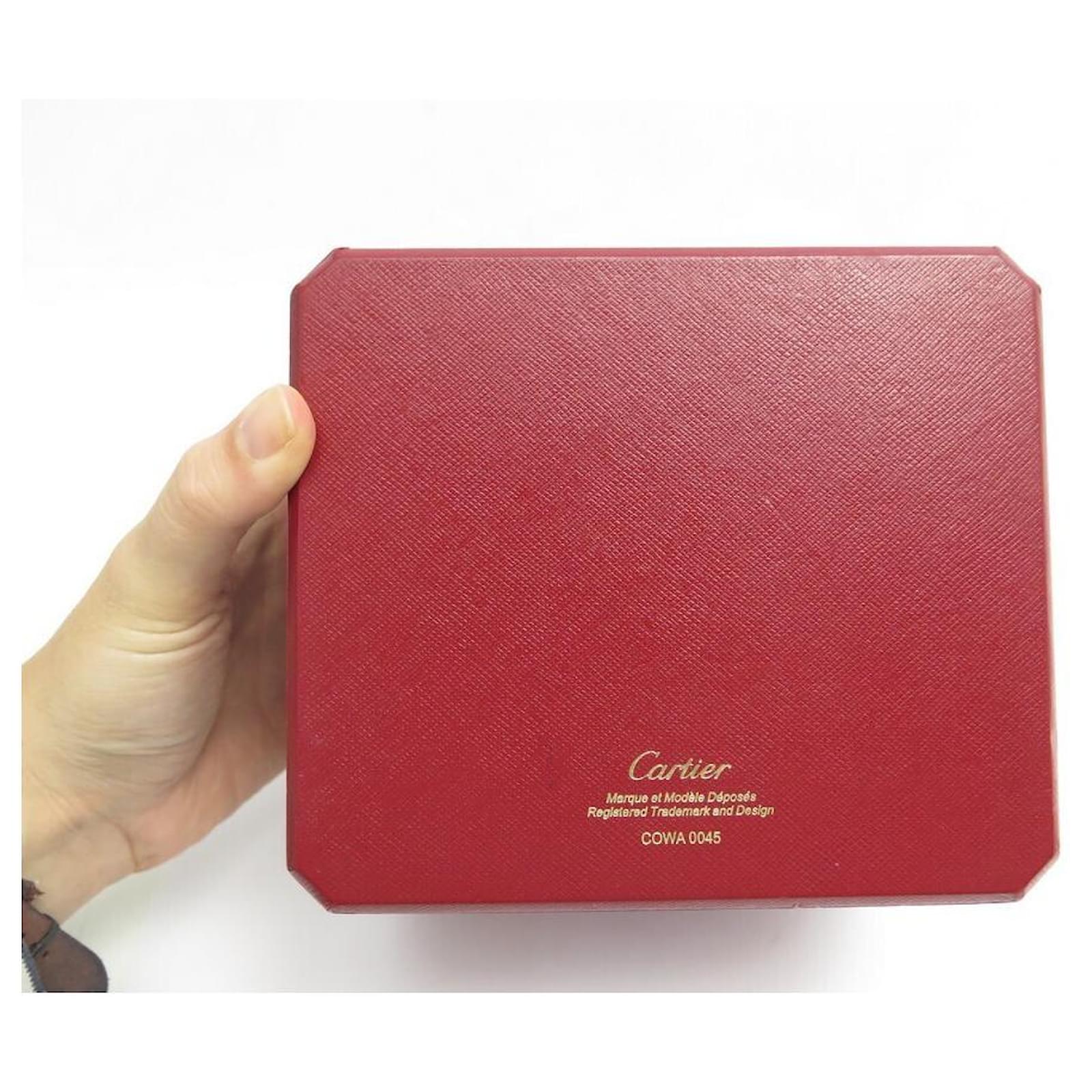 BOITE CARTIER COWA0045 PR MONTRE TIROIR BIJOUX ROUGE PANTHERE SANTOS ...