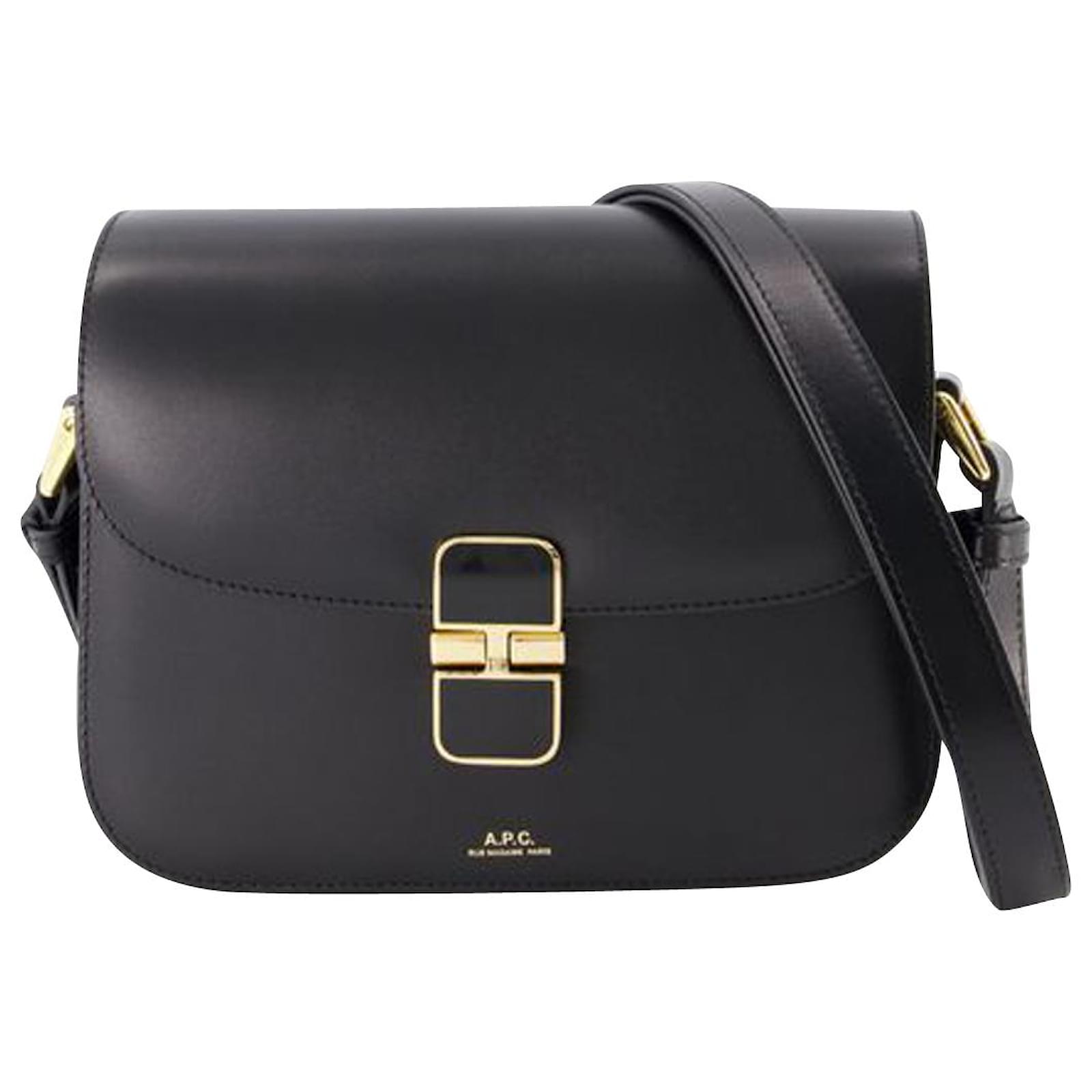 Apc Grace Small Hobo Bag - A.P.C. - Black - Leather ref.843692 - Joli ...