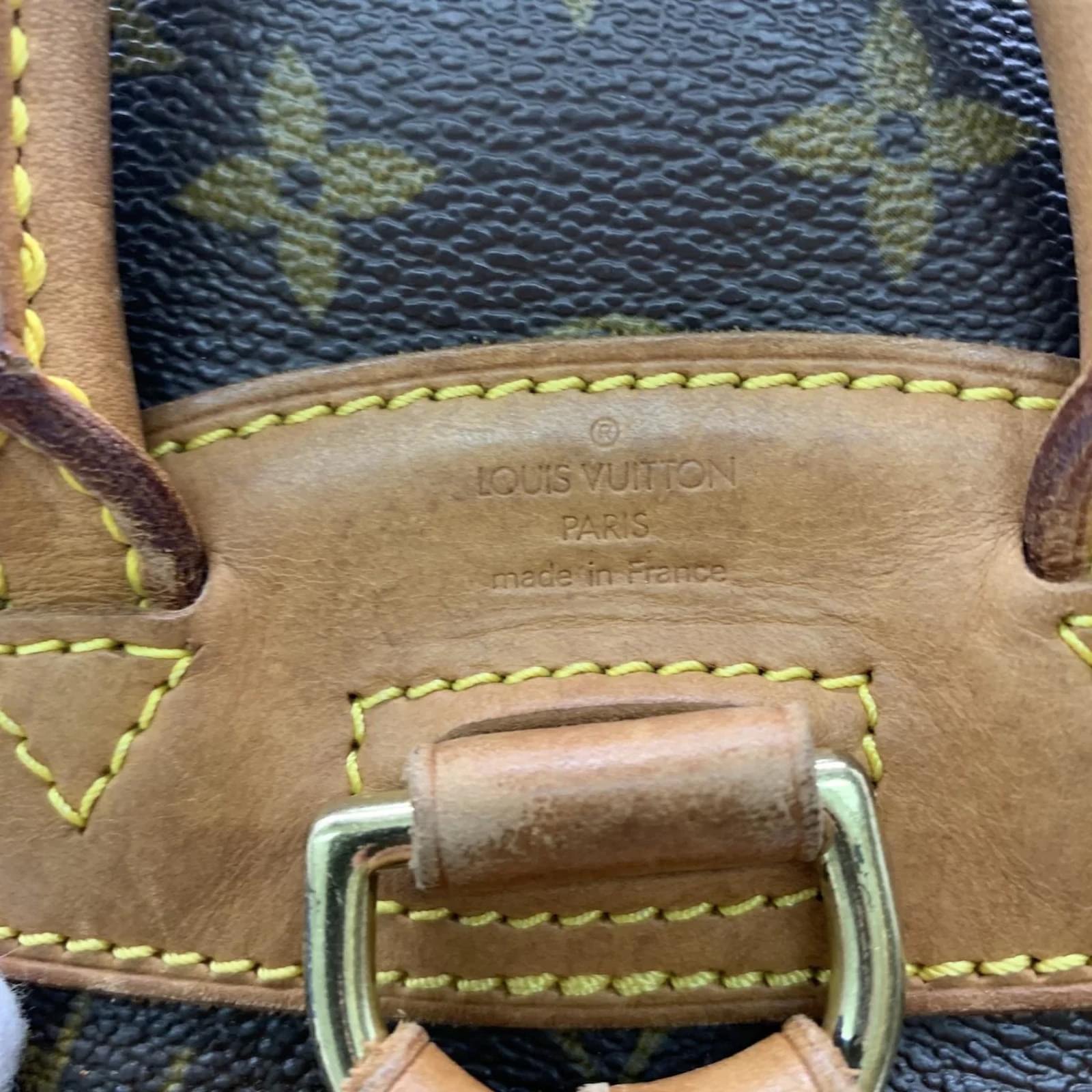 Louis Vuitton Monogram Montsouris PM M51137 Brown Cloth ref.843842 ...