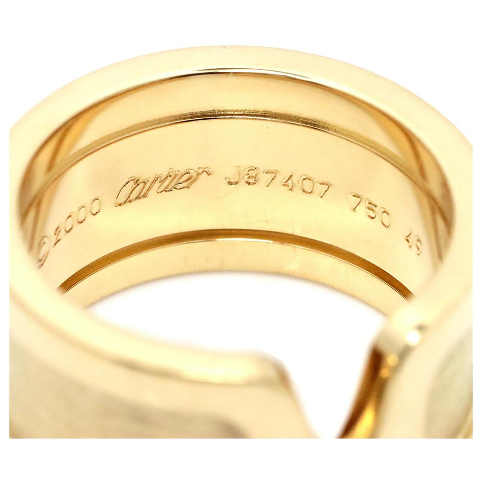 Cartier C2 Or jaune Doré ref.844218 - Joli Closet