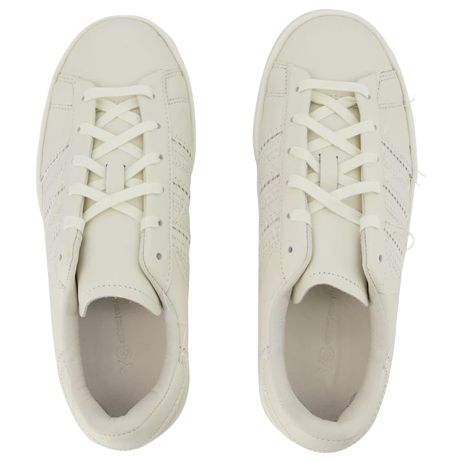 Y3 Hicho Sneakers - Y-3 - Off-White - Leather ref.844978 - Joli Closet