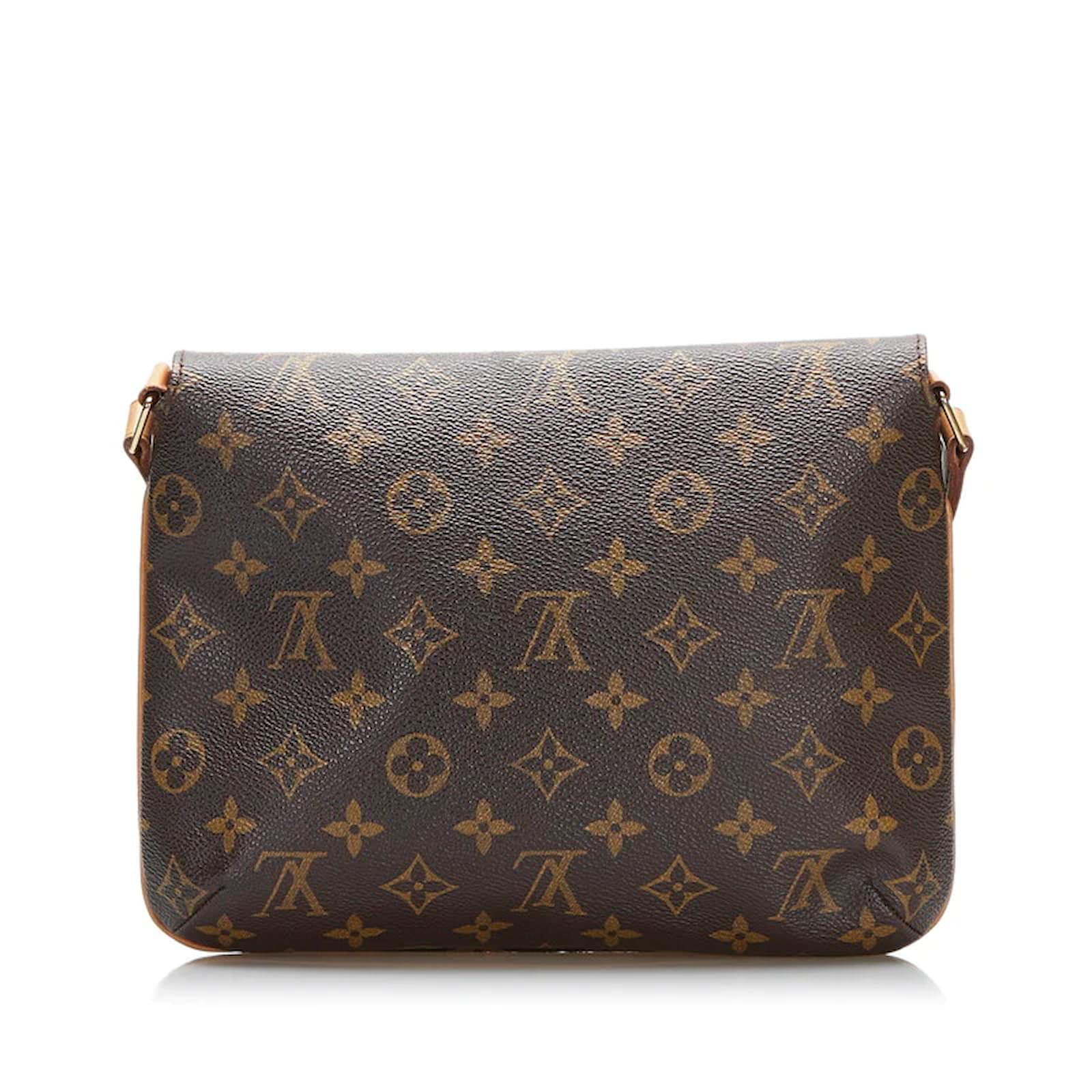 Louis Vuitton Monogram Musette Salsa Short Strap M51257 Brown Cloth ref ...