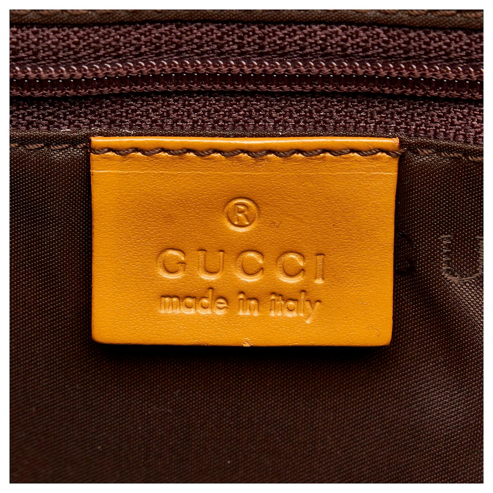 Gucci Brown GG Canvas Web Jackie Light brown Cloth Cloth ref.848255 ...