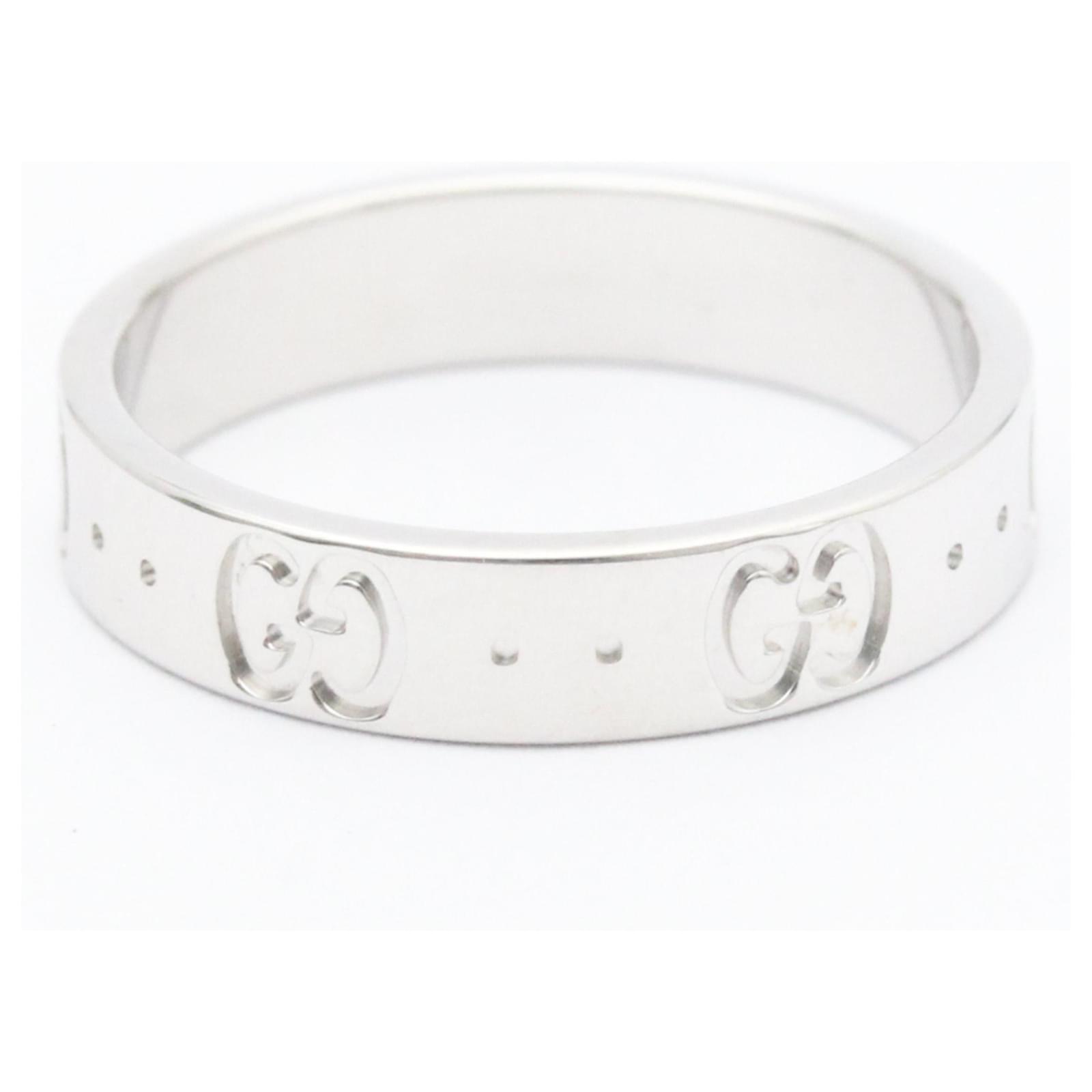 Gucci Icon Silvery White gold ref.849578 - Joli Closet