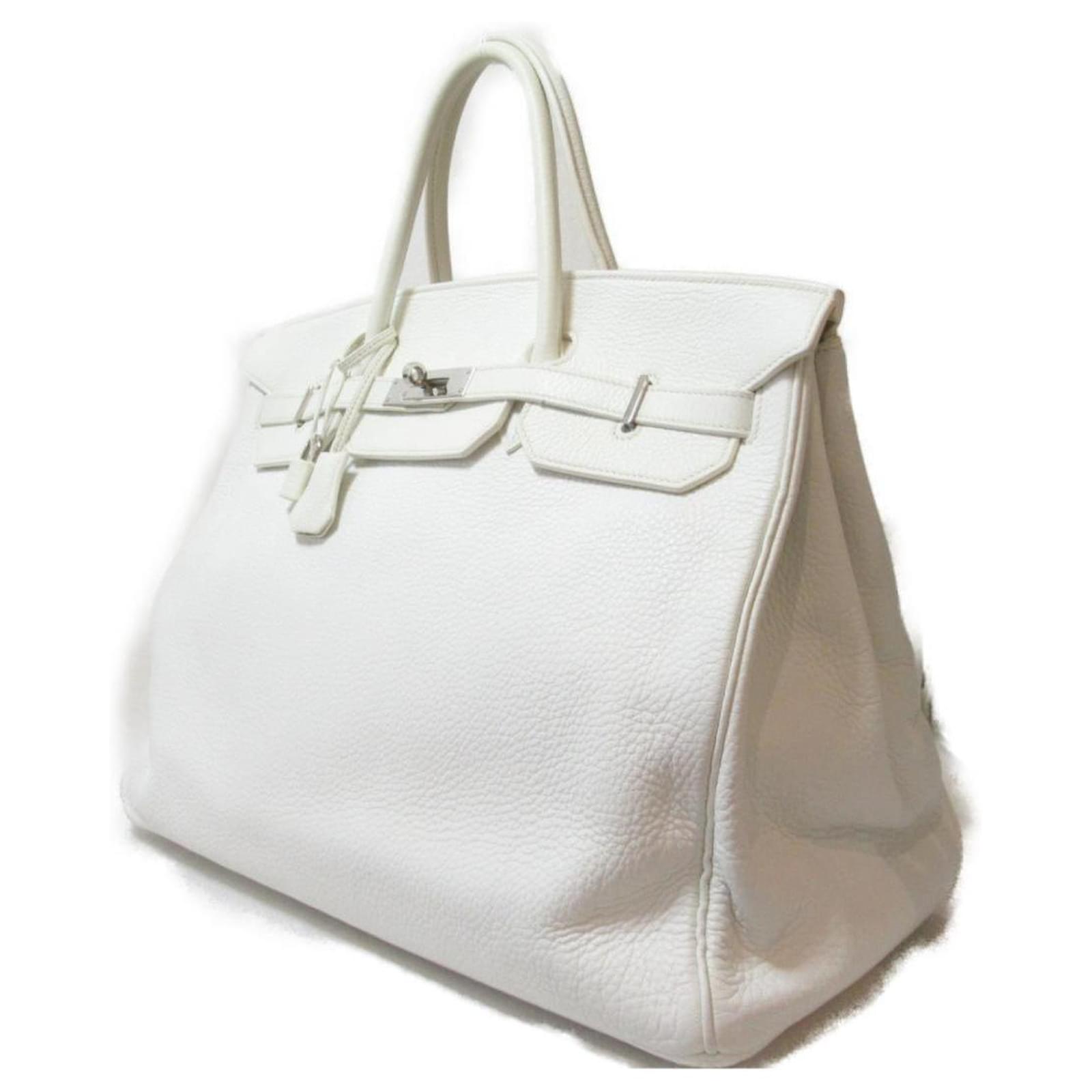 Hermès HERMES BIRKIN 40 White Leather ref.850722 - Joli Closet
