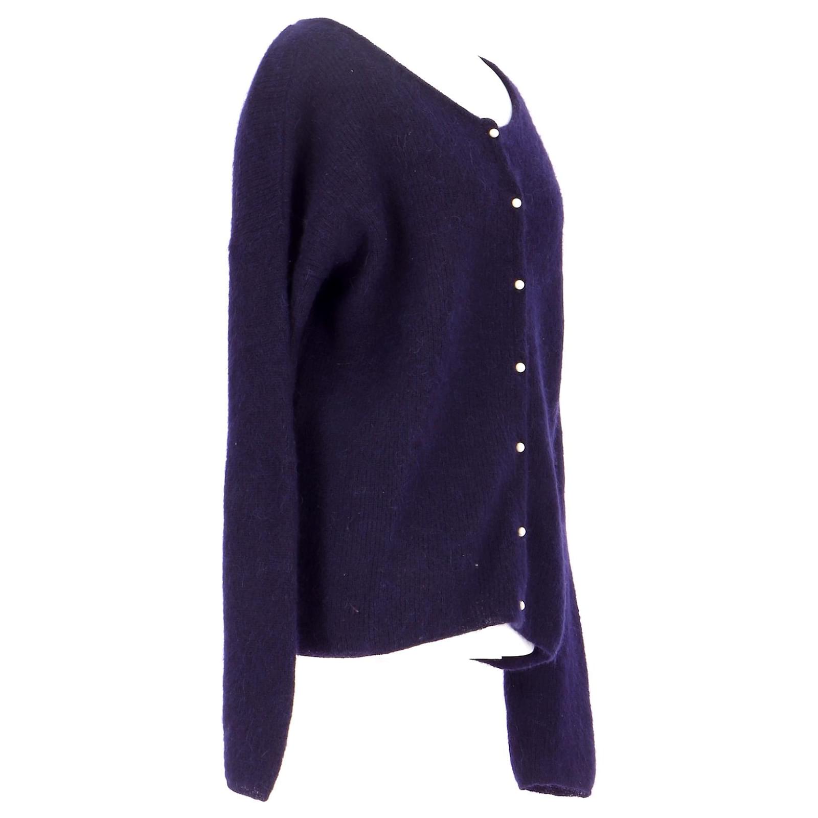 SéZane vest Navy blue Mohair ref.851223 - Joli Closet